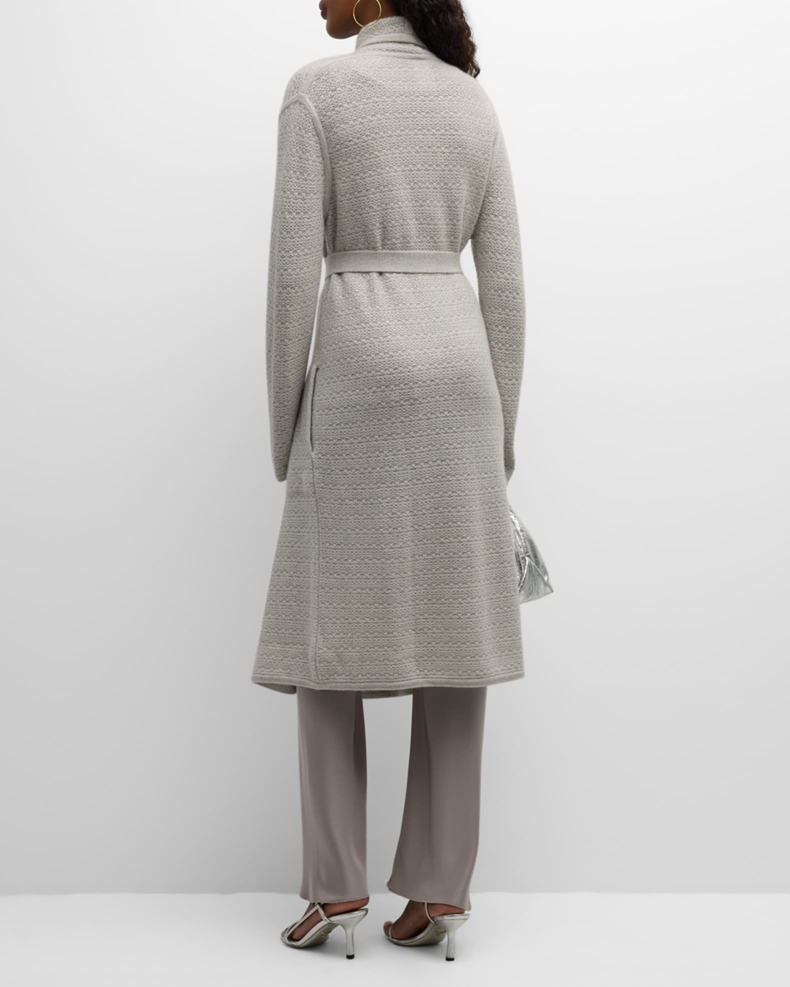 TSE Cashmere Cashmere Textured Open-Front Cardigan | Neiman Marcus