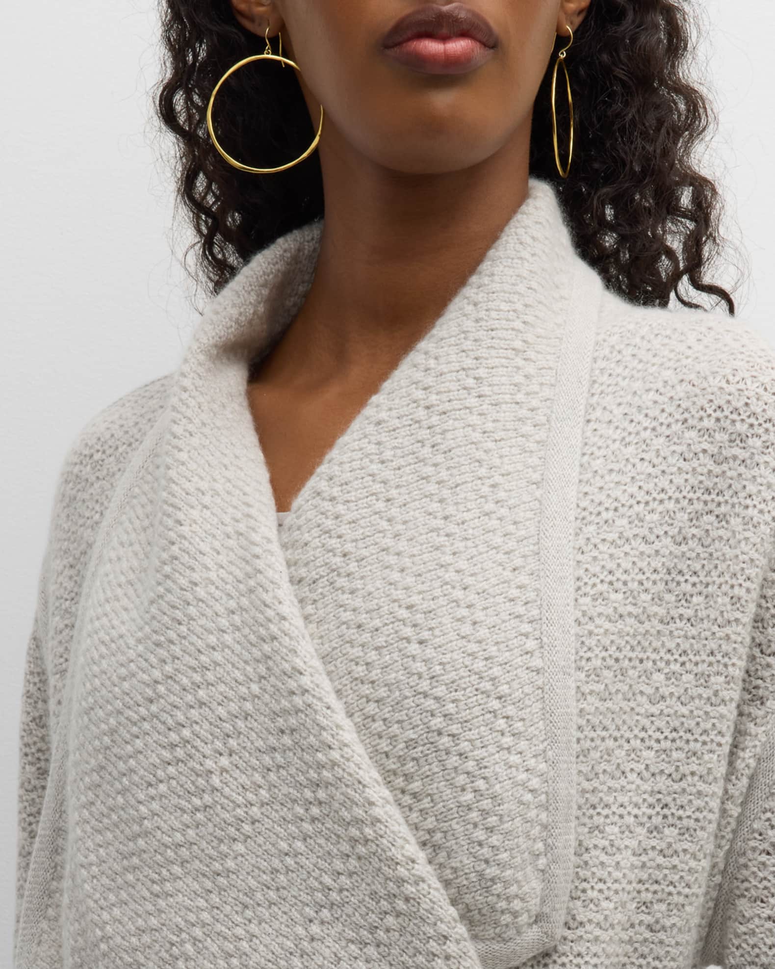 TSE Cashmere Cashmere Textured Open-Front Cardigan | Neiman Marcus