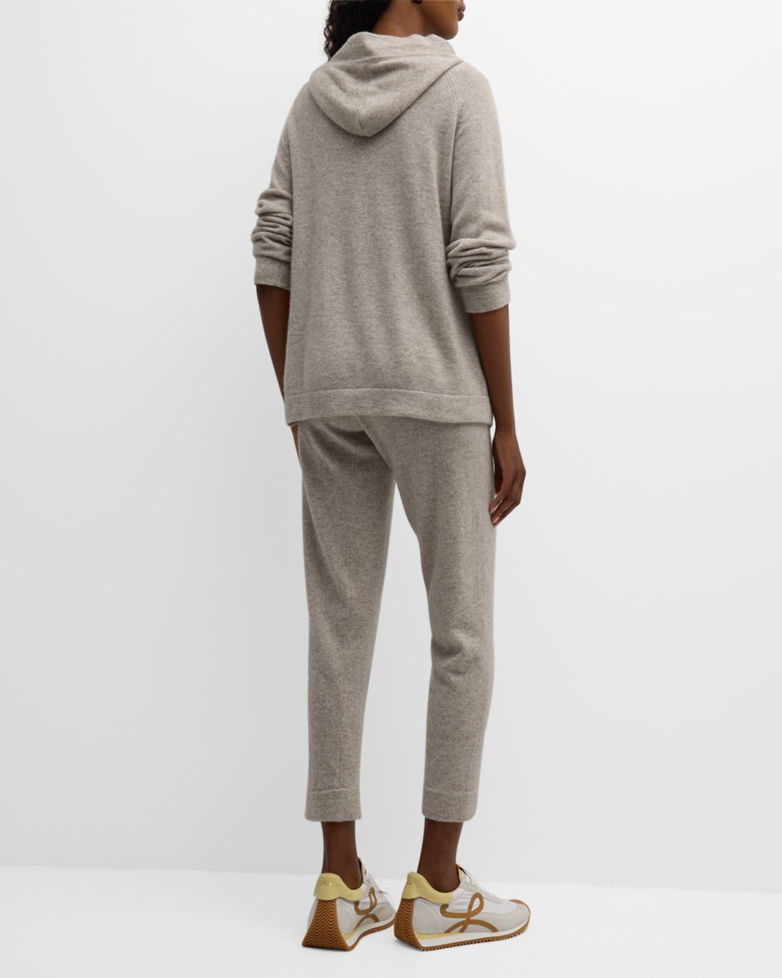 TSE Cashmere Recycled Cashmere Zip-Front Hoodie | Neiman Marcus