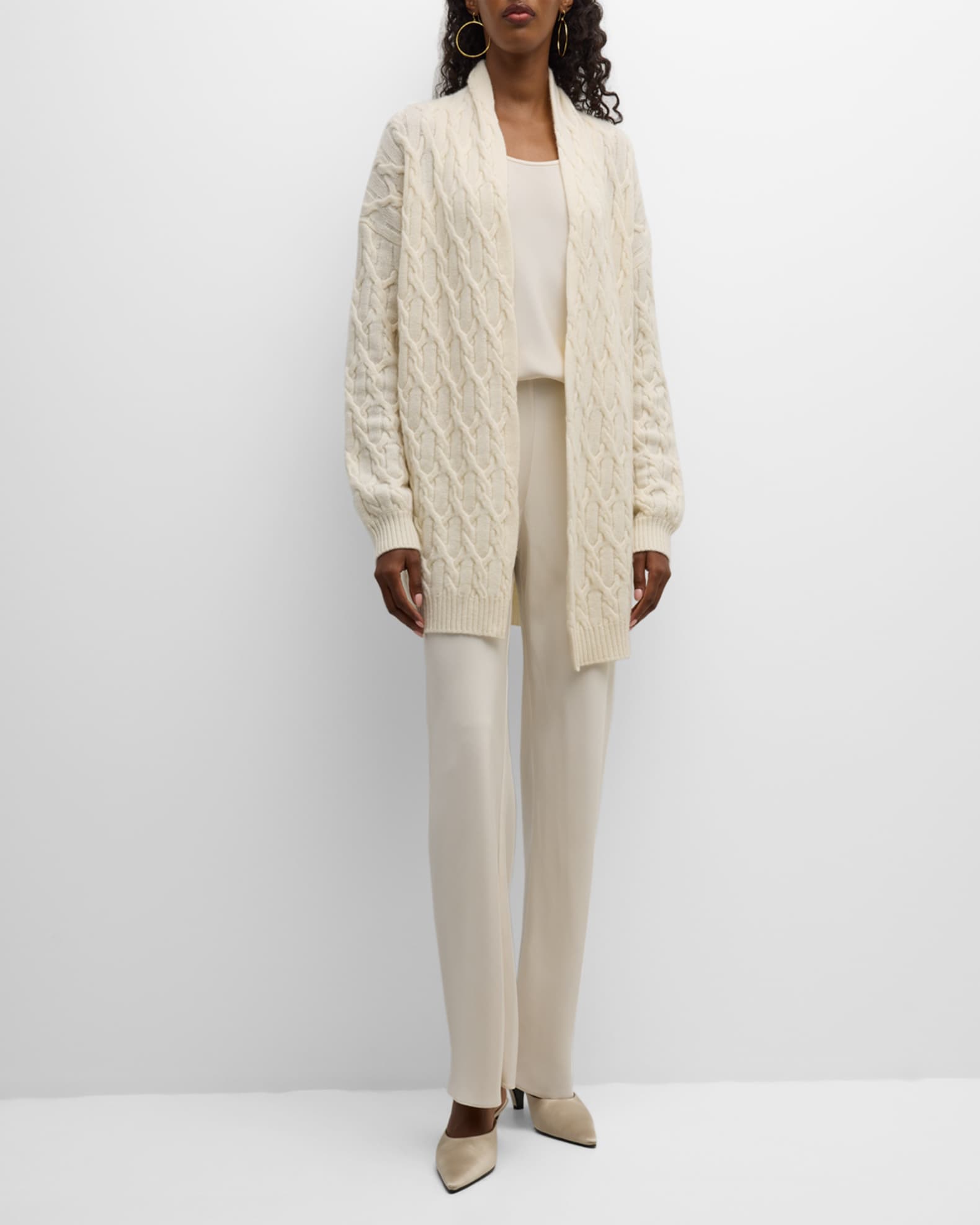 Recycled Cable-Knit Cashmere Collection | Neiman Marcus