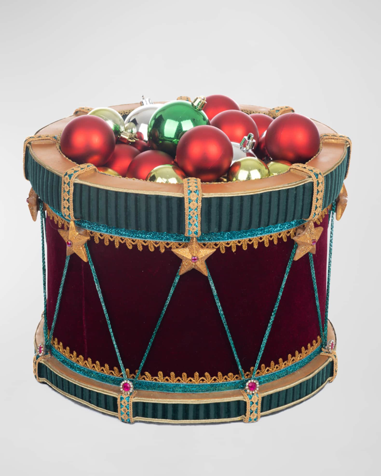 Katherine's Collection Nutcracker Drum Candy Container | Neiman Marcus