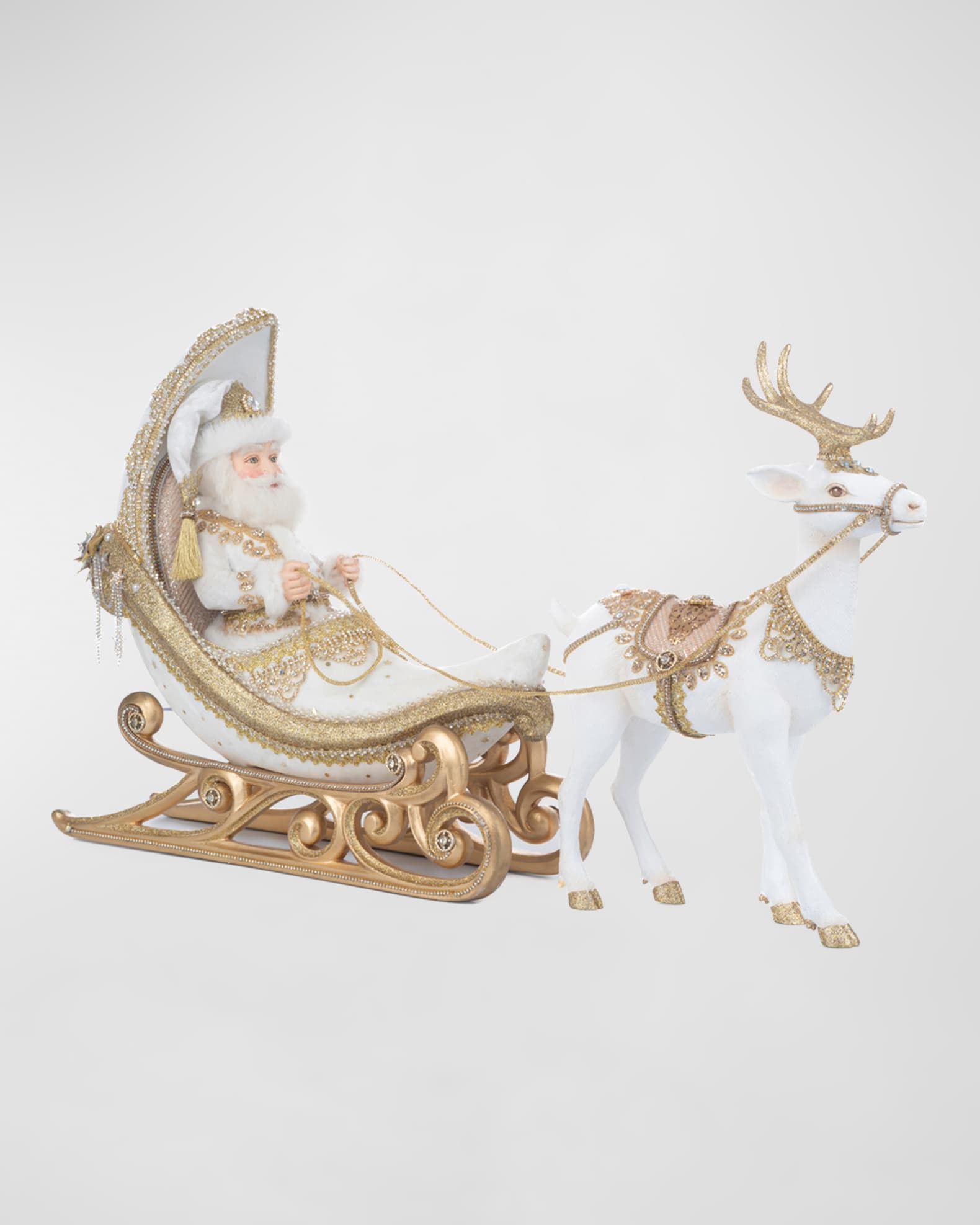 Katherine's Collection Celestial Moon Sleigh with Reindeer | Neiman Marcus
