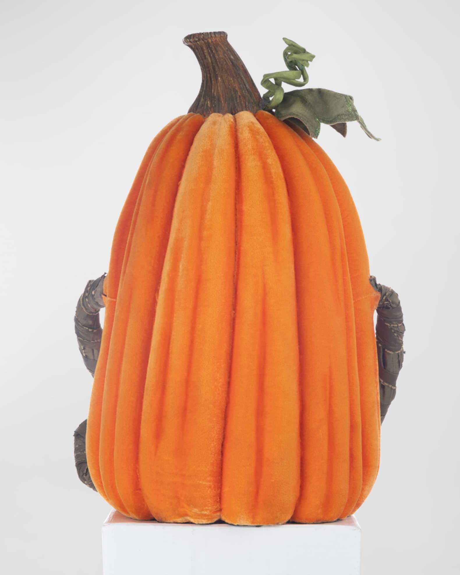 Katherine's Collection Grumpy Lanky Leg Pumpkin Figure | Neiman Marcus