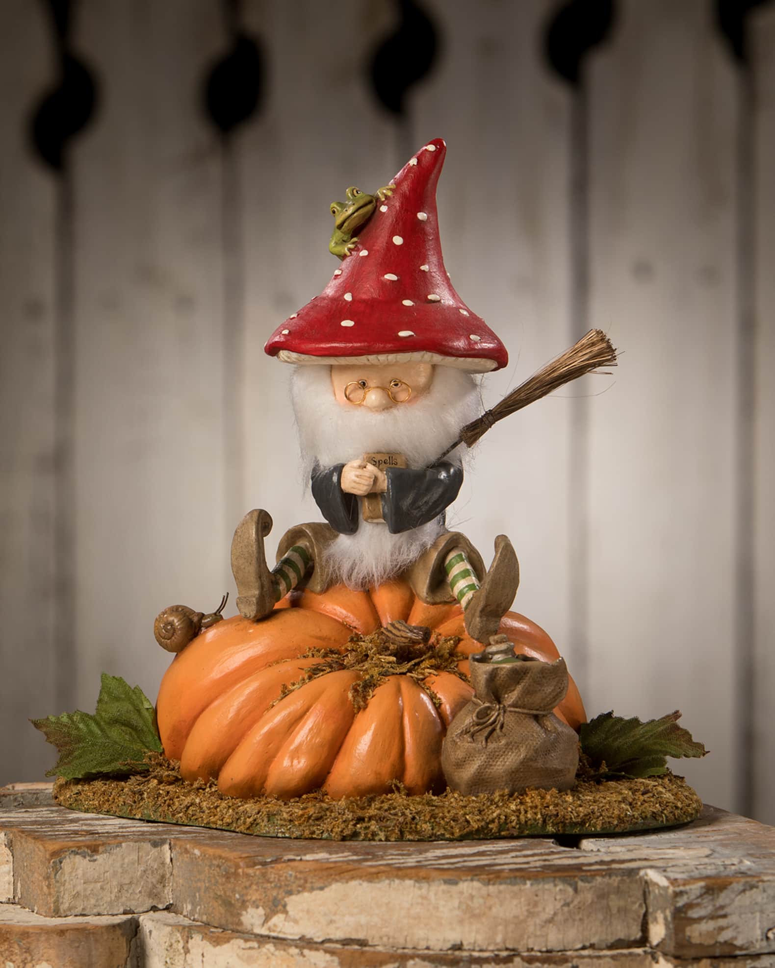 Bethany Lowe Bellamy Troll On Fall Pumpkin | Neiman Marcus