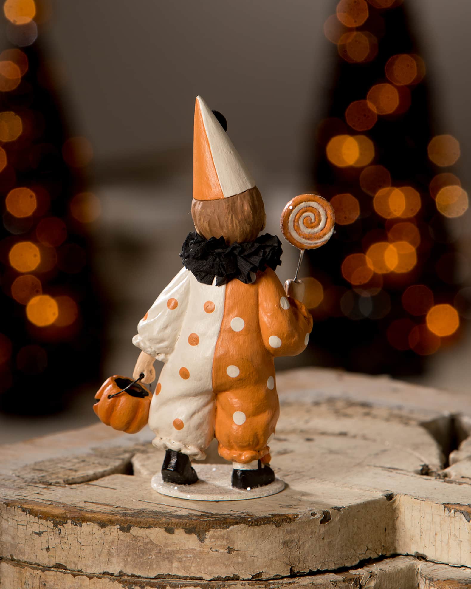 Bethany Lowe Halloween Masquerade Clown Boy Figure | Neiman Marcus