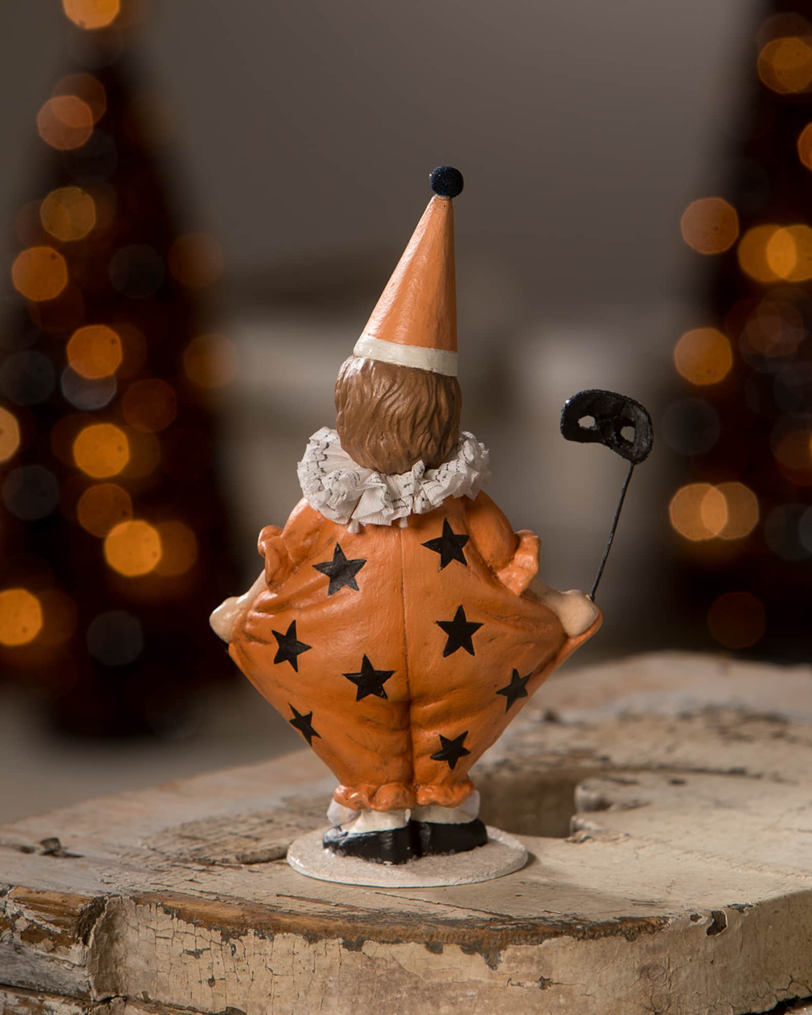 Bethany Lowe Halloween Masquerade Clown Girl Figure | Neiman Marcus