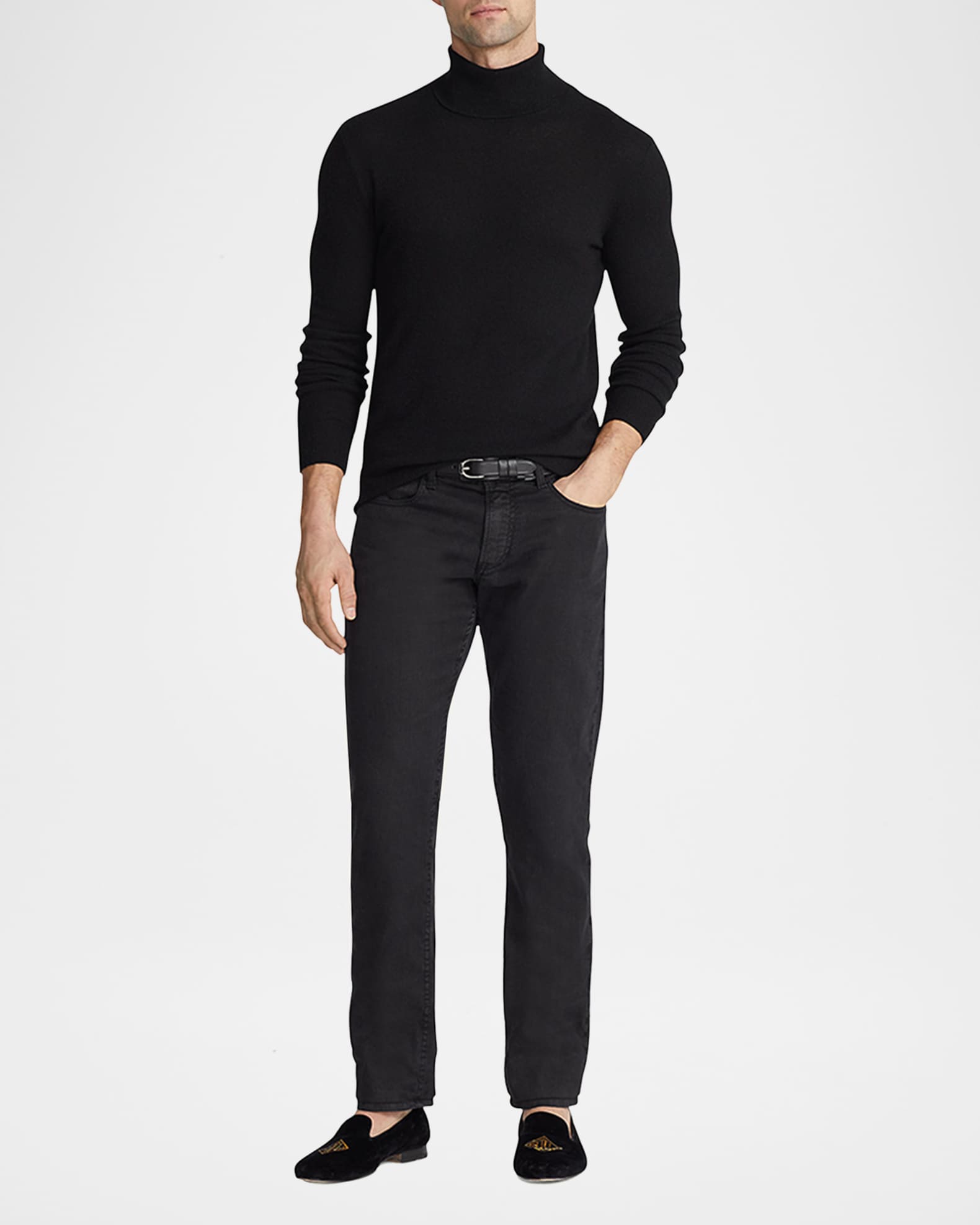 Ralph Lauren Purple Label Men's Cashmere Turtleneck Sweater | Neiman Marcus