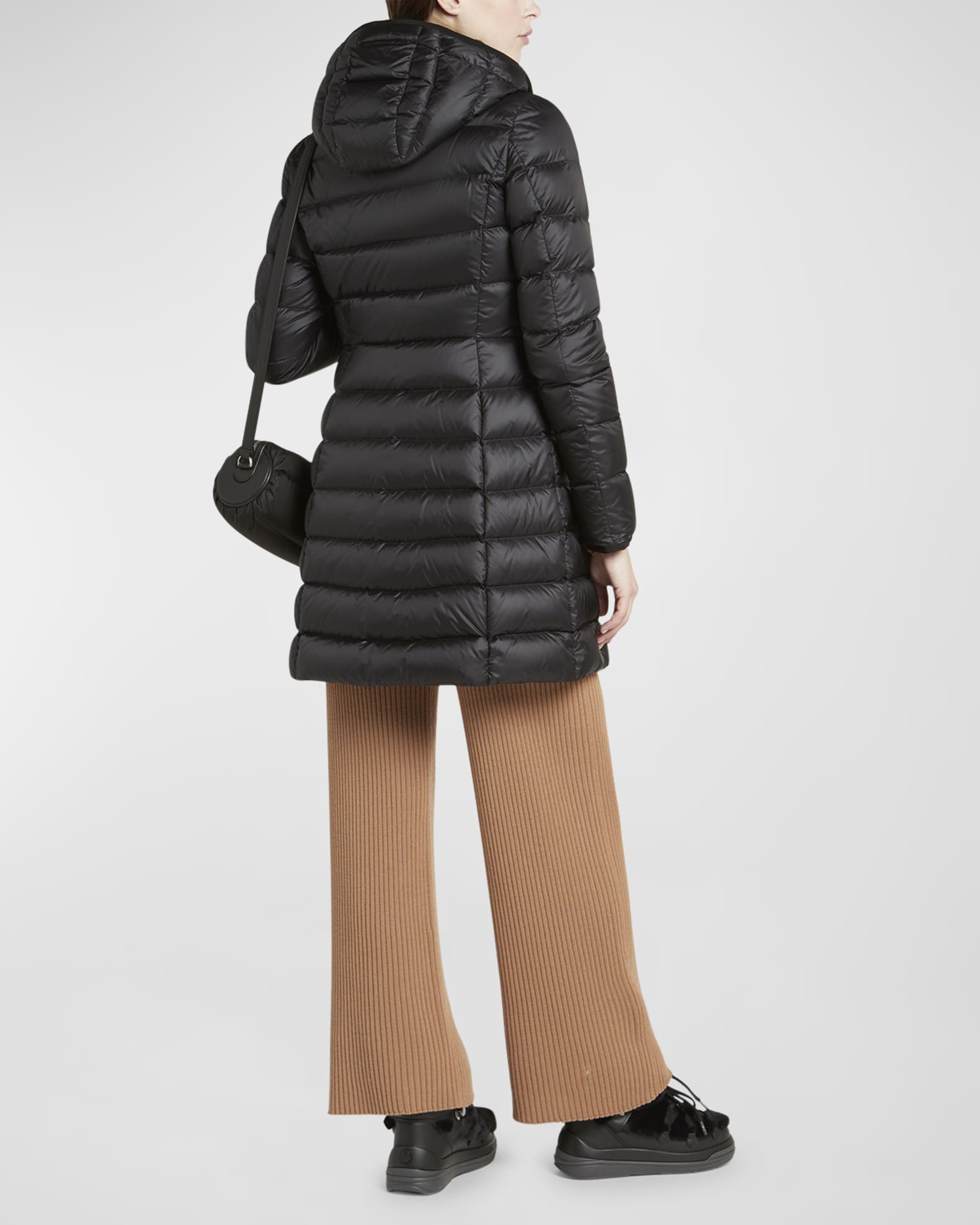 Moncler Hirma Hooded Long Puffer Jacket | Neiman Marcus