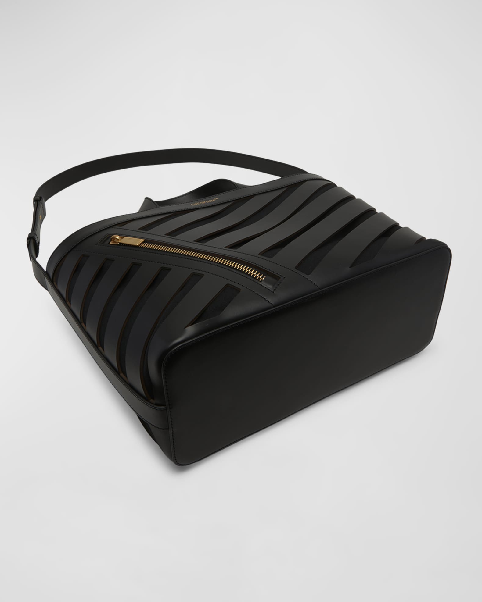 Off-White Small Cutout Diagonal Tote Bag | Neiman Marcus