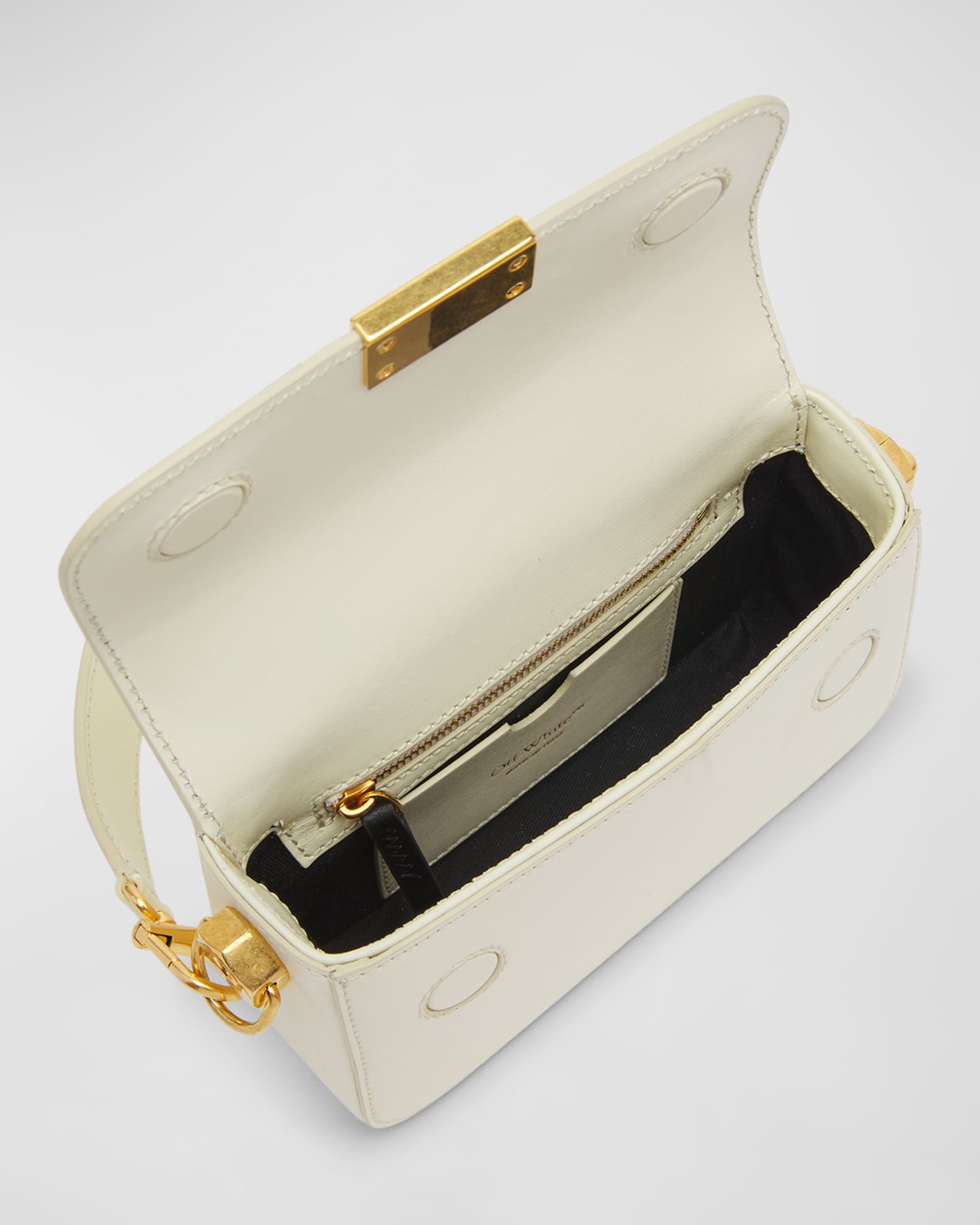 Off-White Binder Leather Shoulder Bag | Neiman Marcus