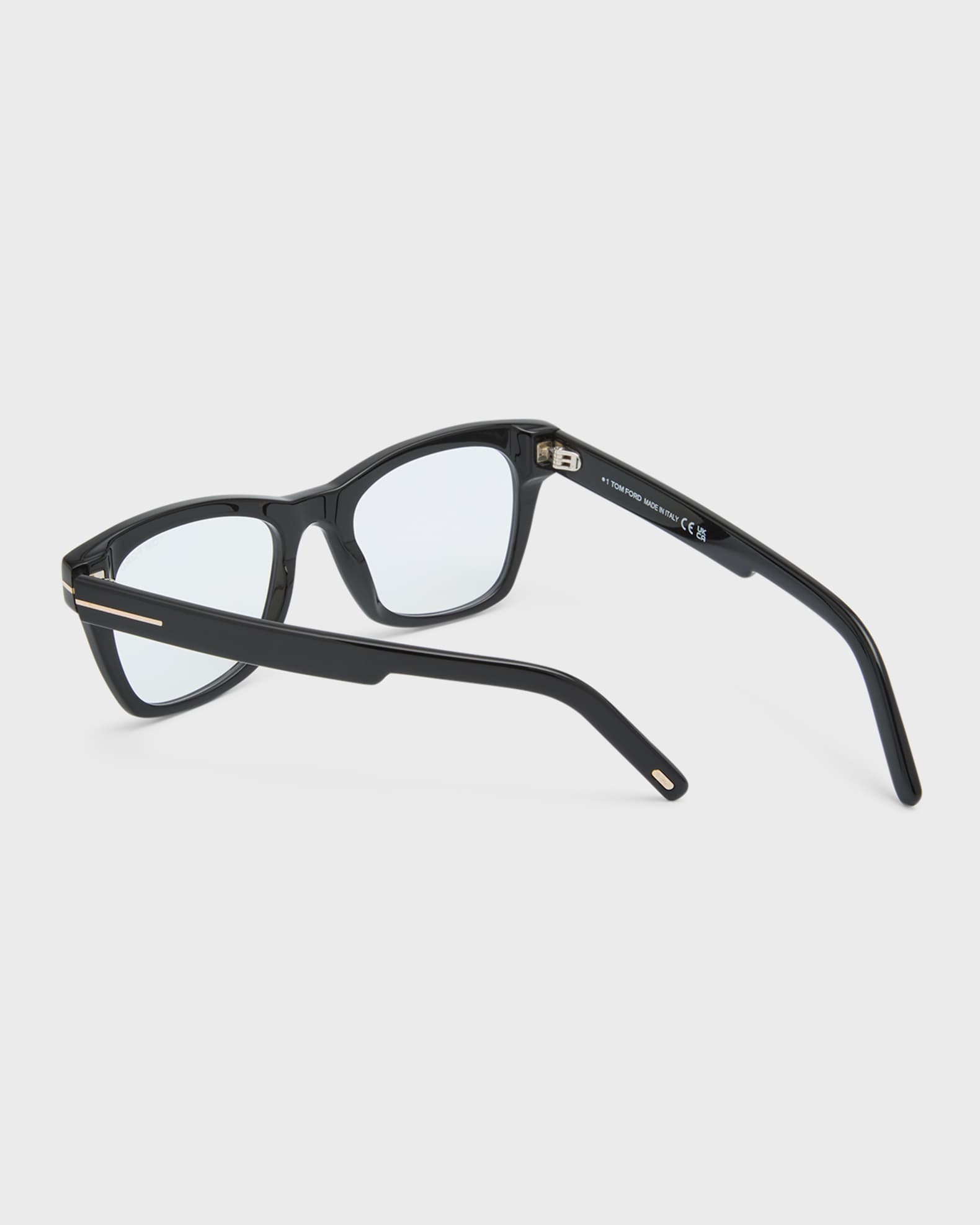 TOM FORD FT5886 Blue Blocking Acetate & Plastic Square Glasses | Neiman ...