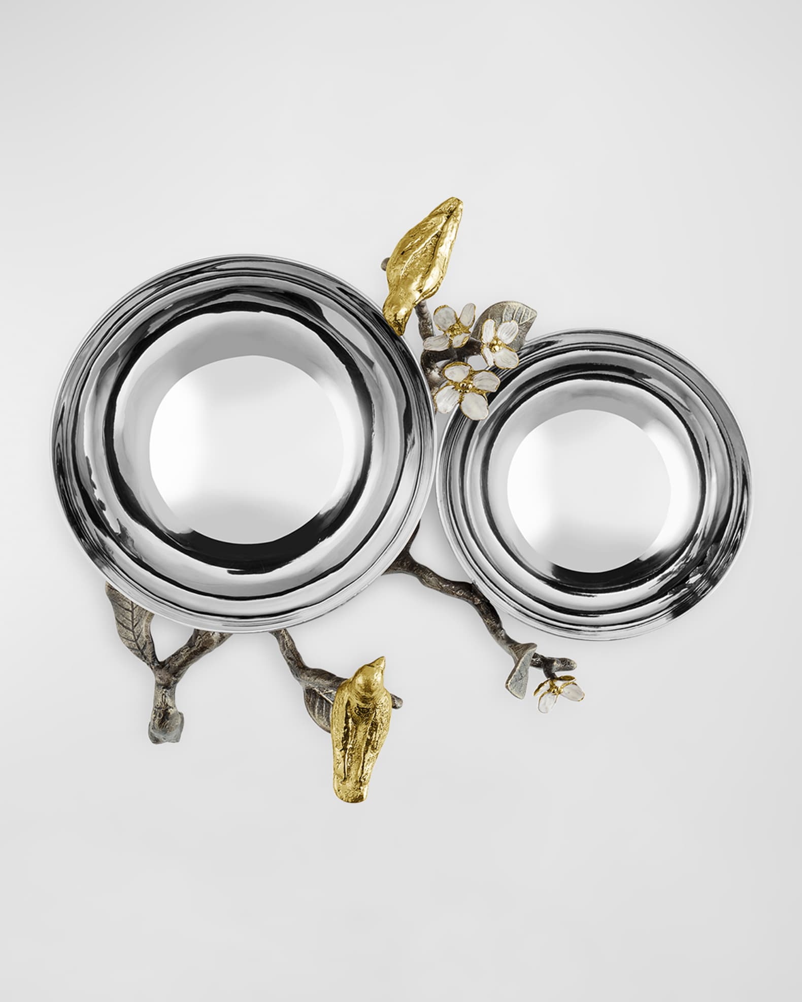 Michael Aram Lovebirds Double Dish | Neiman Marcus