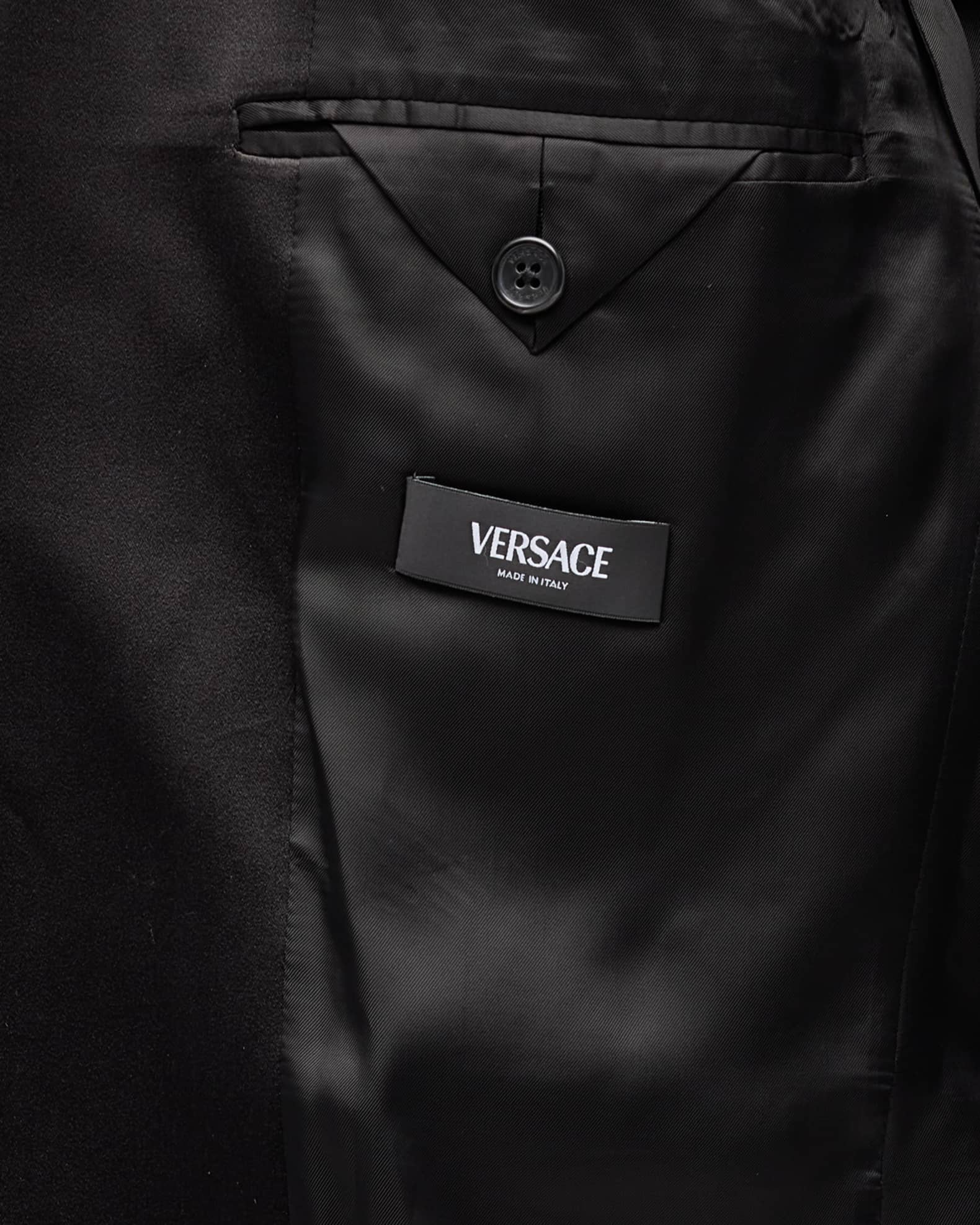 Versace Men's Crocodile Jacquard Tuxedo Jacket | Neiman Marcus