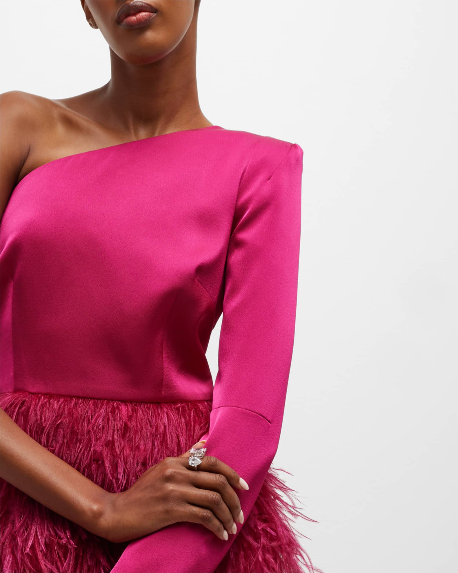 Golconda by Kenneth Jay Lane Mixed-Cut Cubic Zirconia Open-Front Ring ...