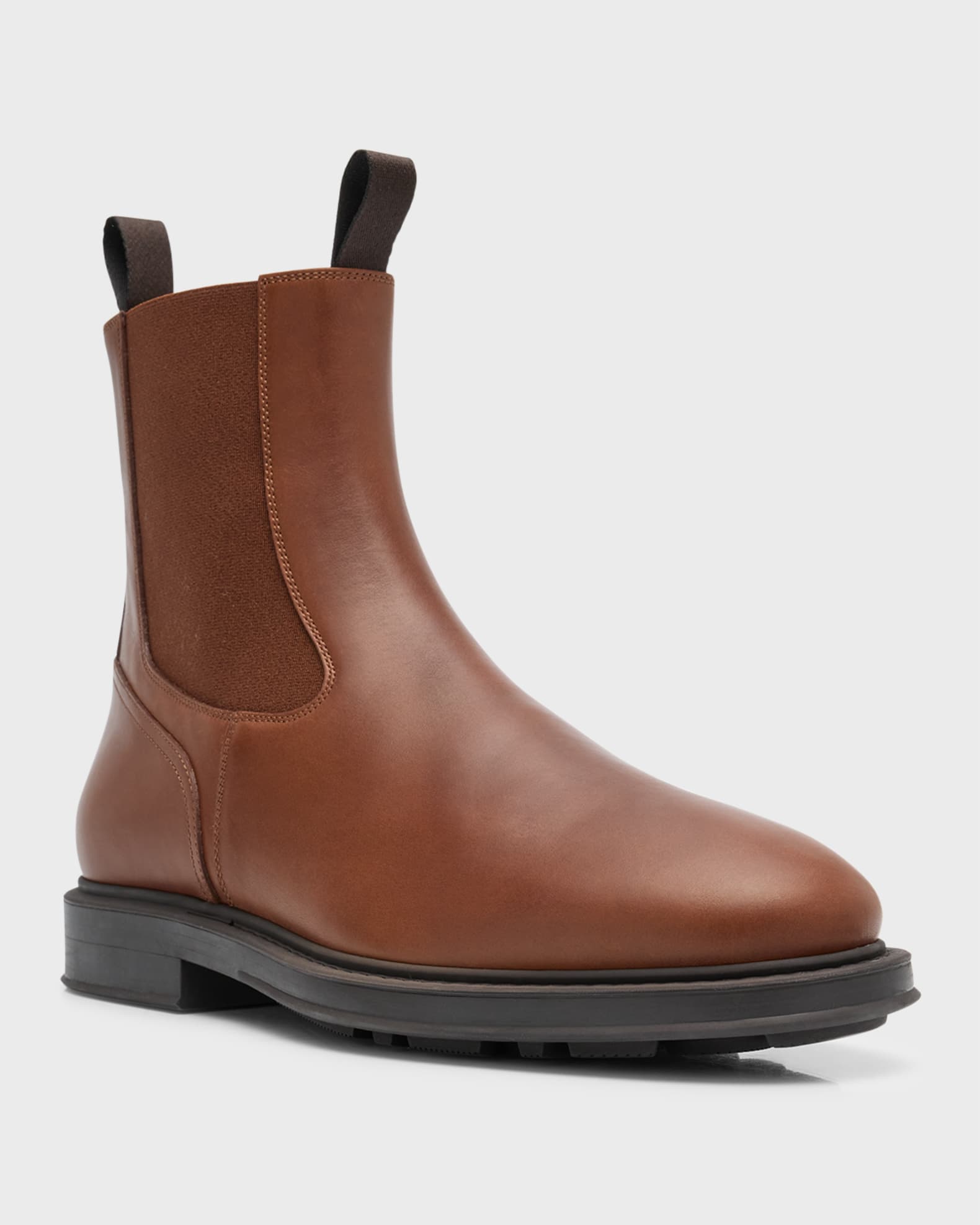 Loro Piana Men's Travis Leather Chelsea Boots | Neiman Marcus