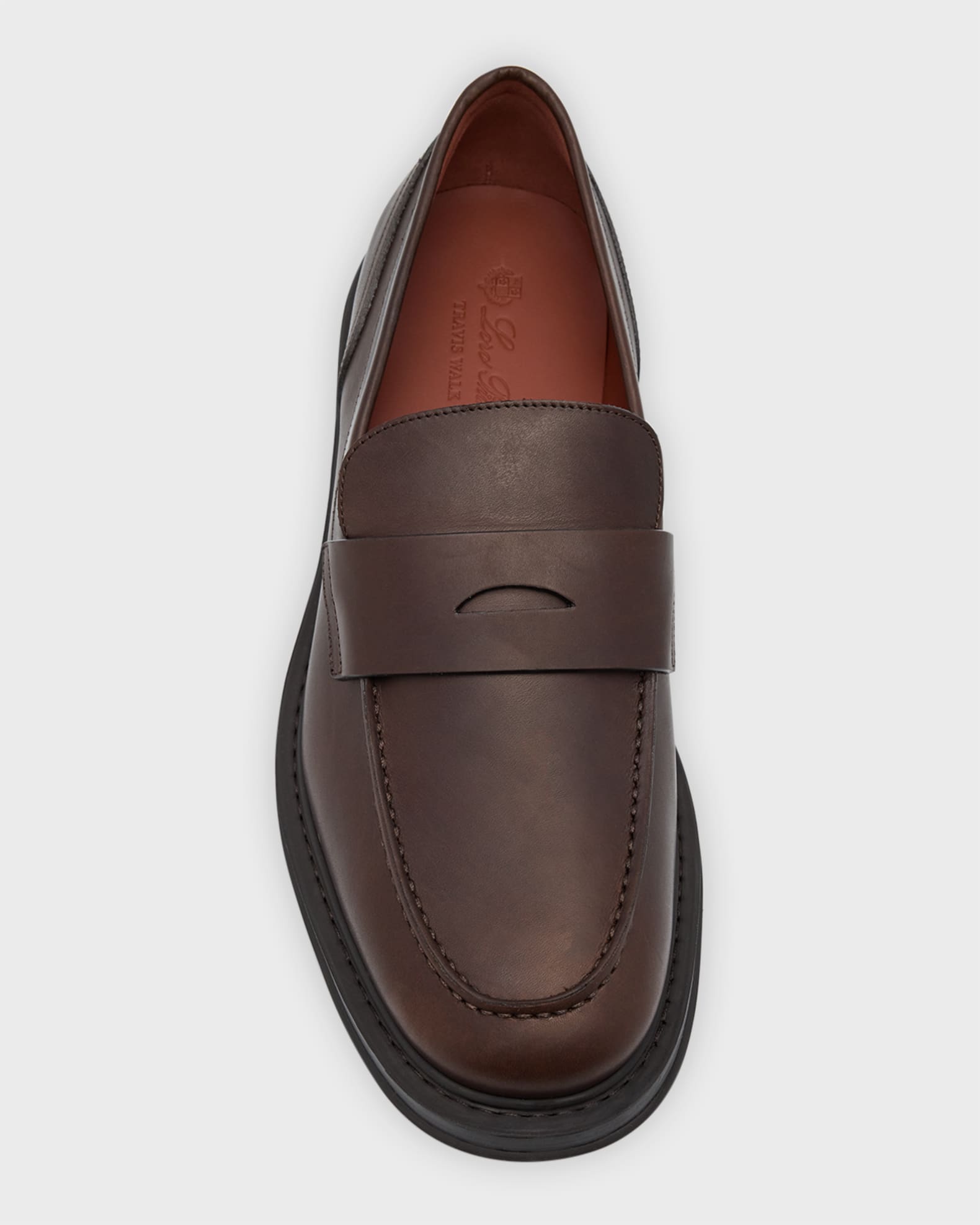 Loro Piana Men's Travis Leather Penny Loafers | Neiman Marcus