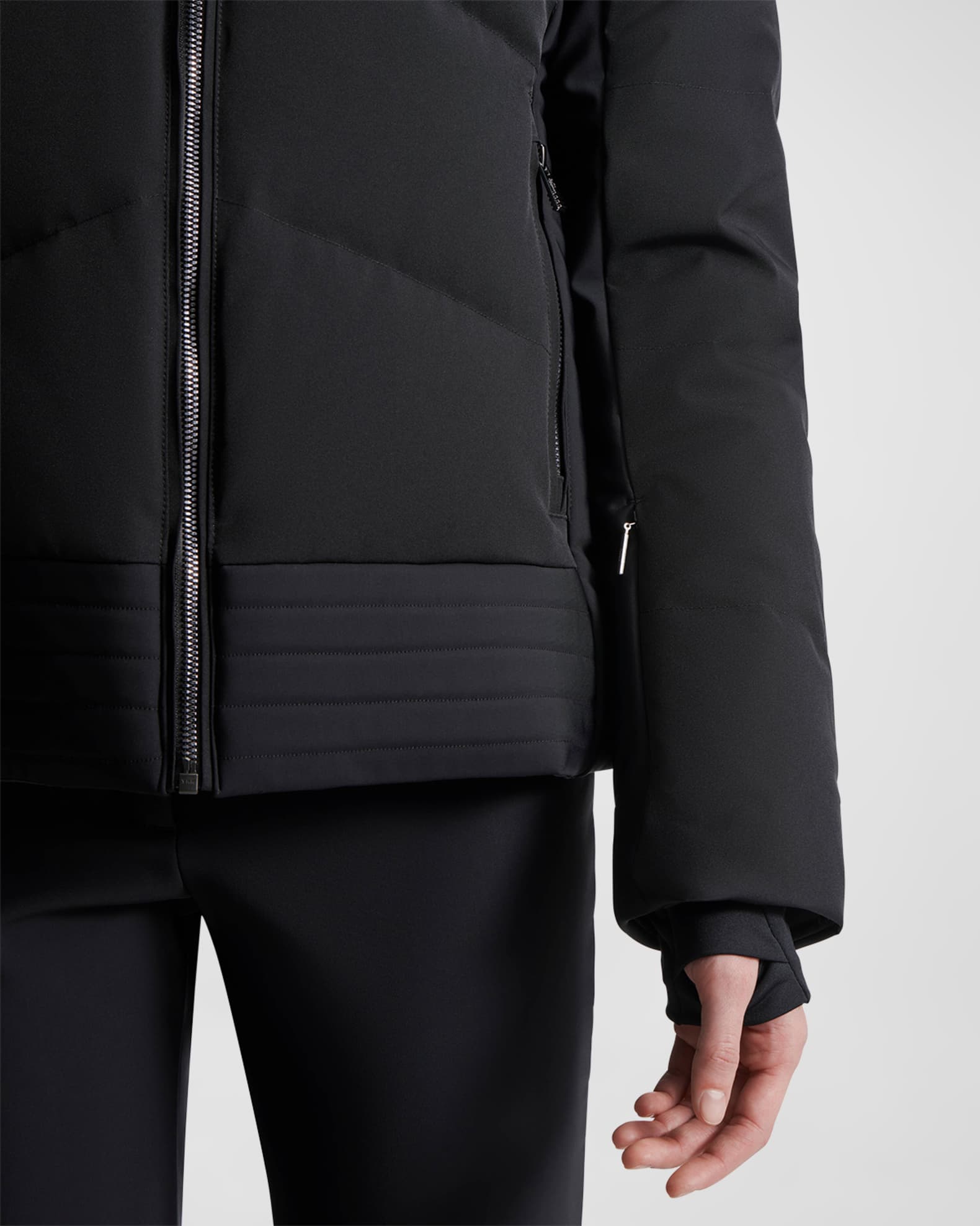 FUSALP Avery Puffer Jacket with Faux Fur Lining | Neiman Marcus