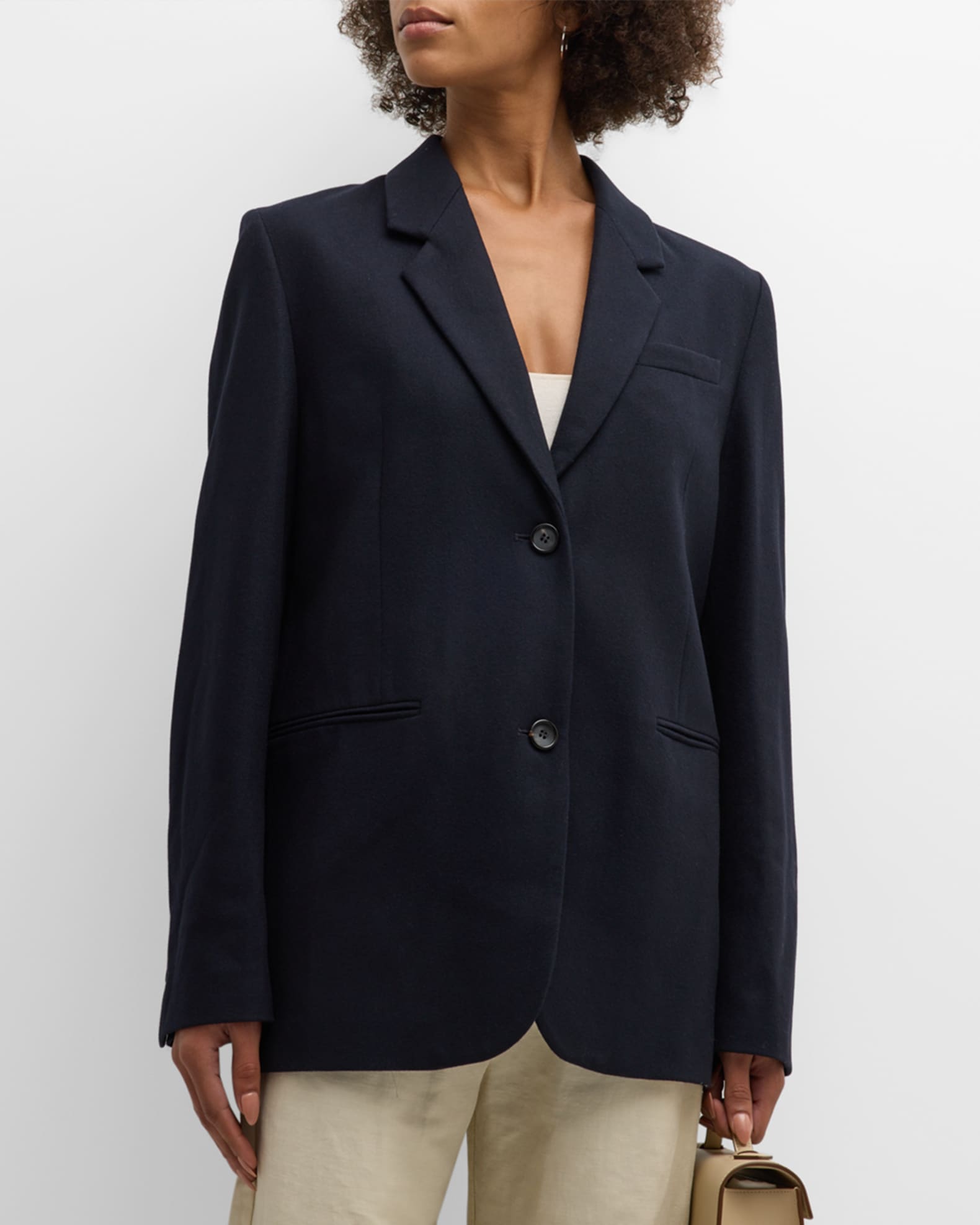 Toteme Tailored Wool Suit Jacket | Neiman Marcus
