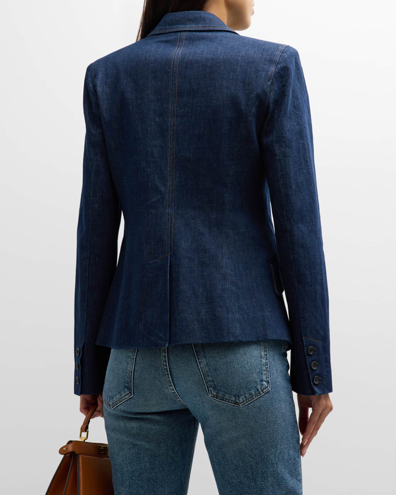 PAIGE Carmen Denim Blazer | Neiman Marcus