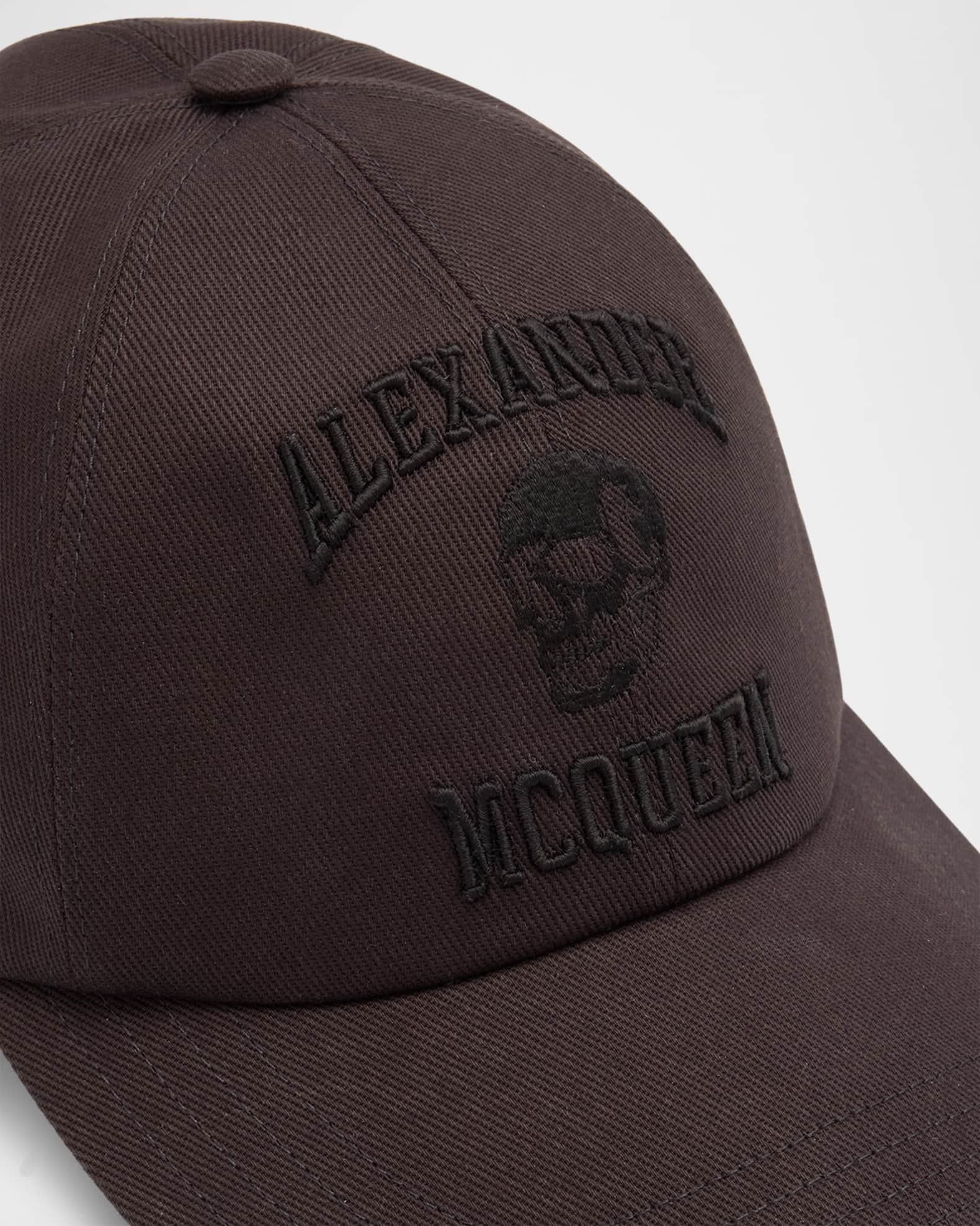 Alexander McQueen Men's Varsity Skull Baseball Hat | Neiman Marcus