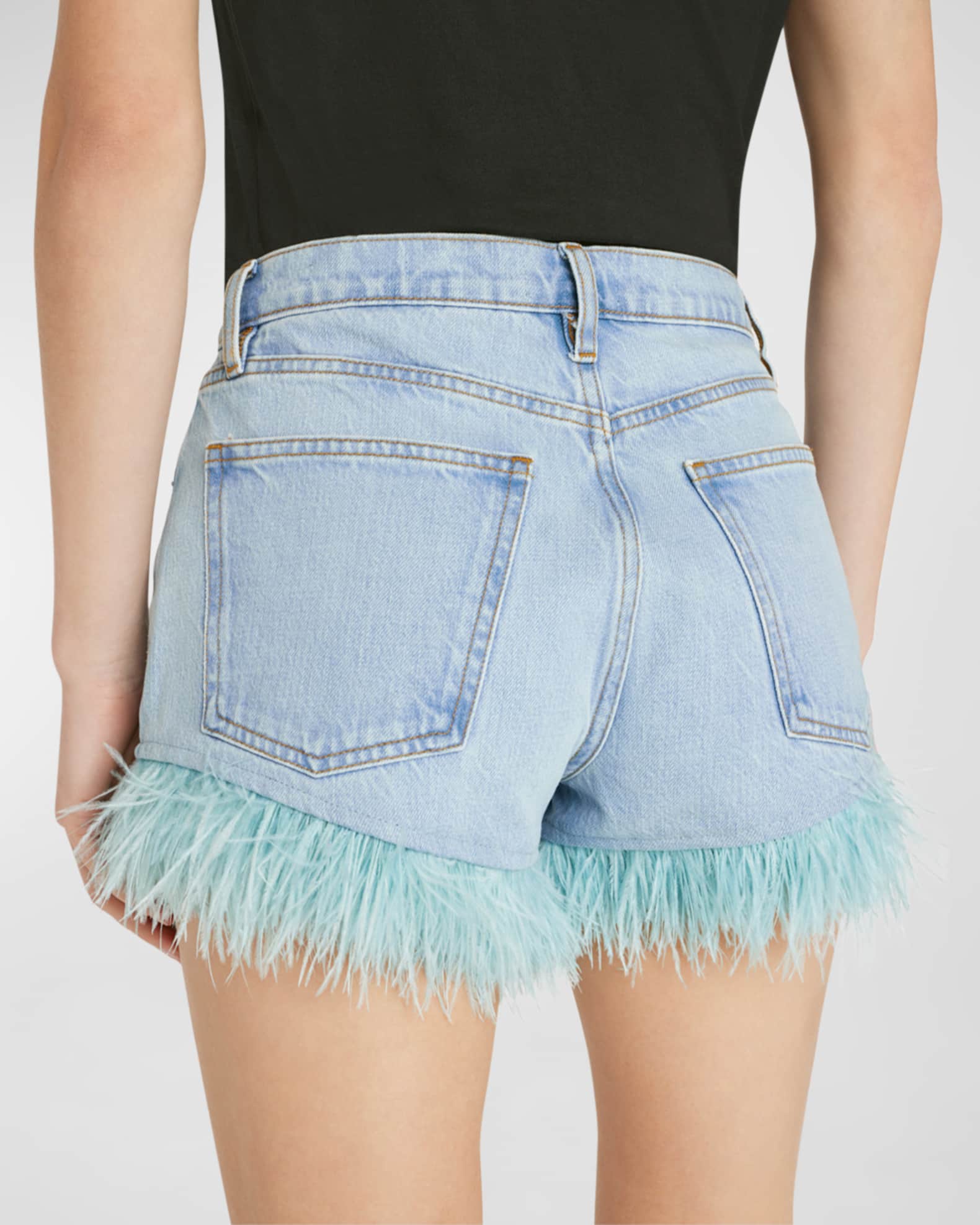 FRAME Le Super High Dancing Shorts | Neiman Marcus