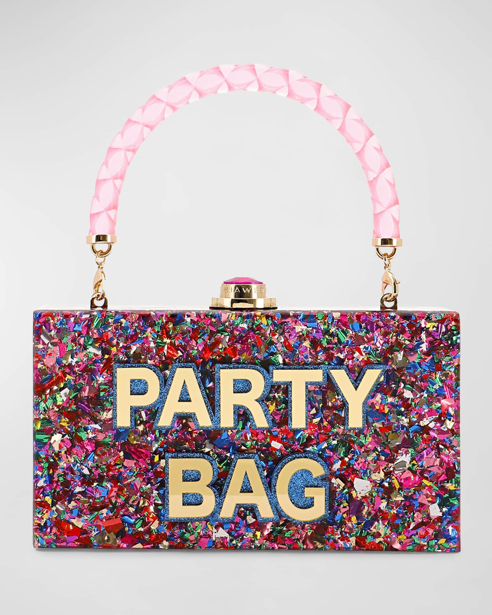 Sophia Webster Cleo Party Acrylic Clutch Bag | Neiman Marcus