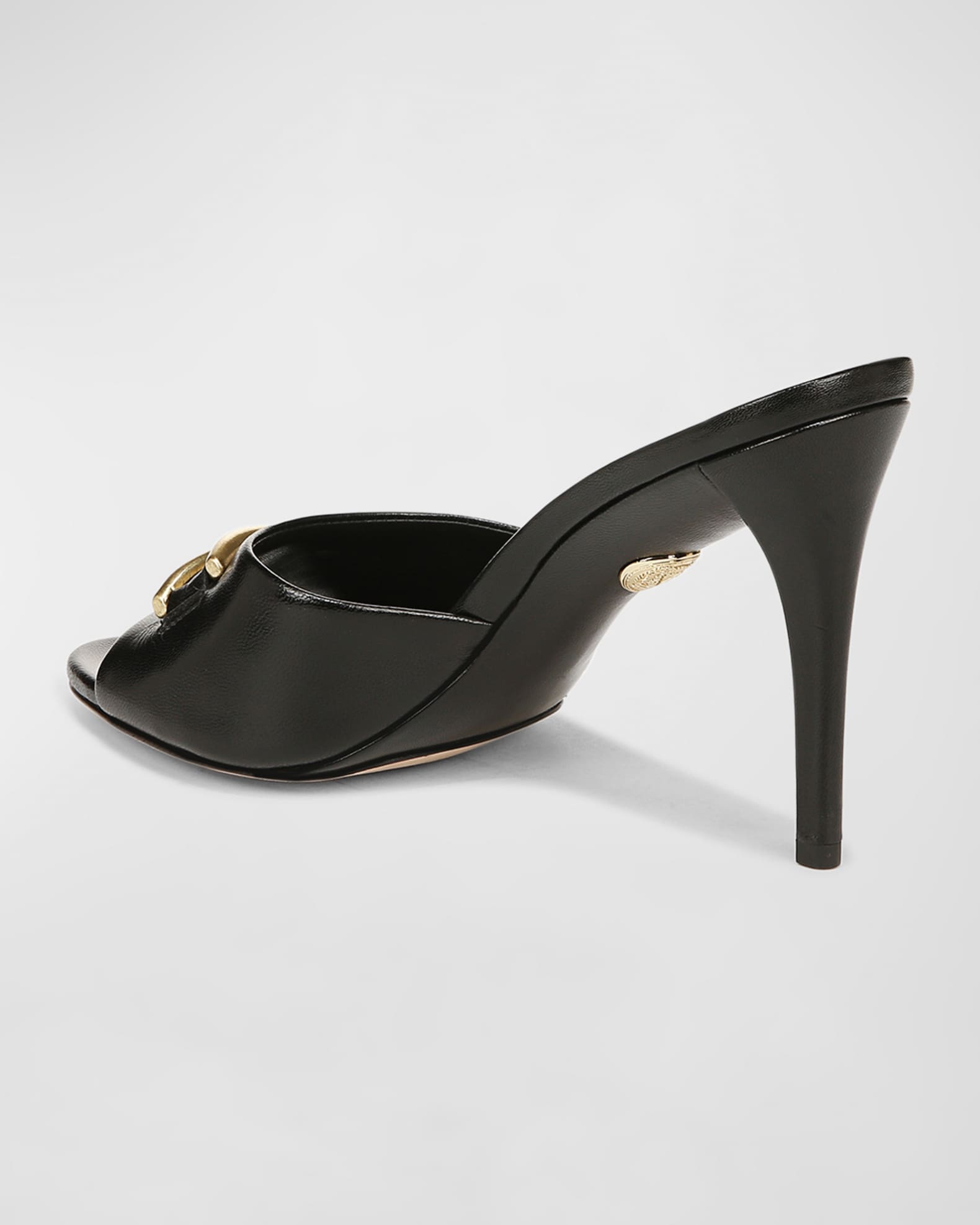 Veronica Beard Mirren Chain Stiletto Mule Sandals | Neiman Marcus