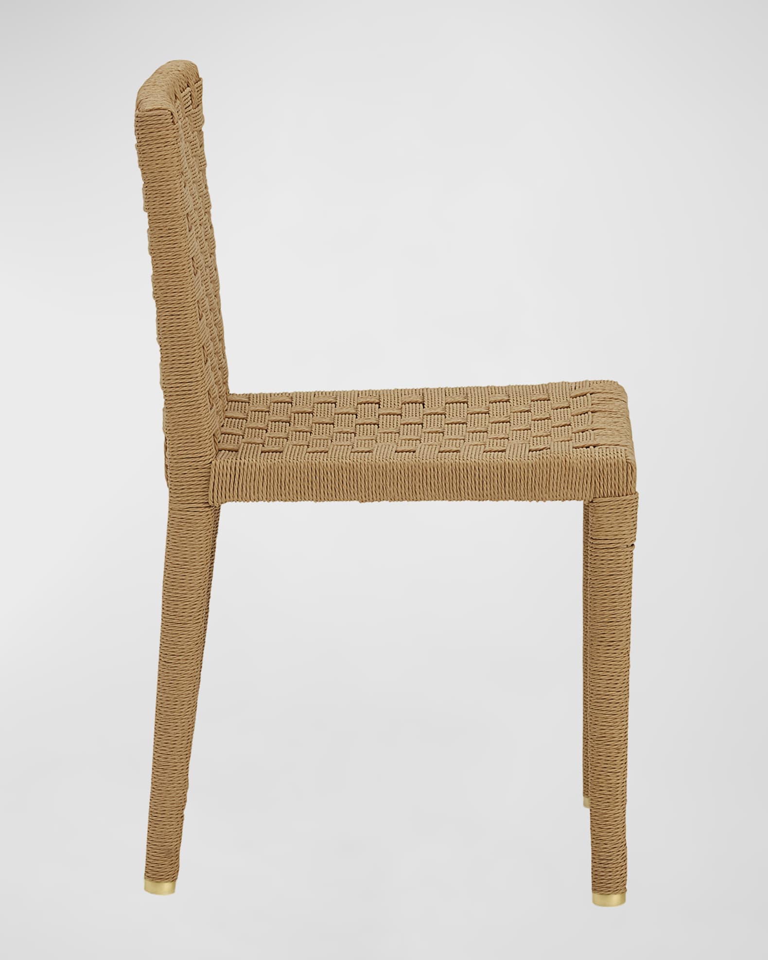 Worlds Away Roberta Basketweave Side Chair | Neiman Marcus