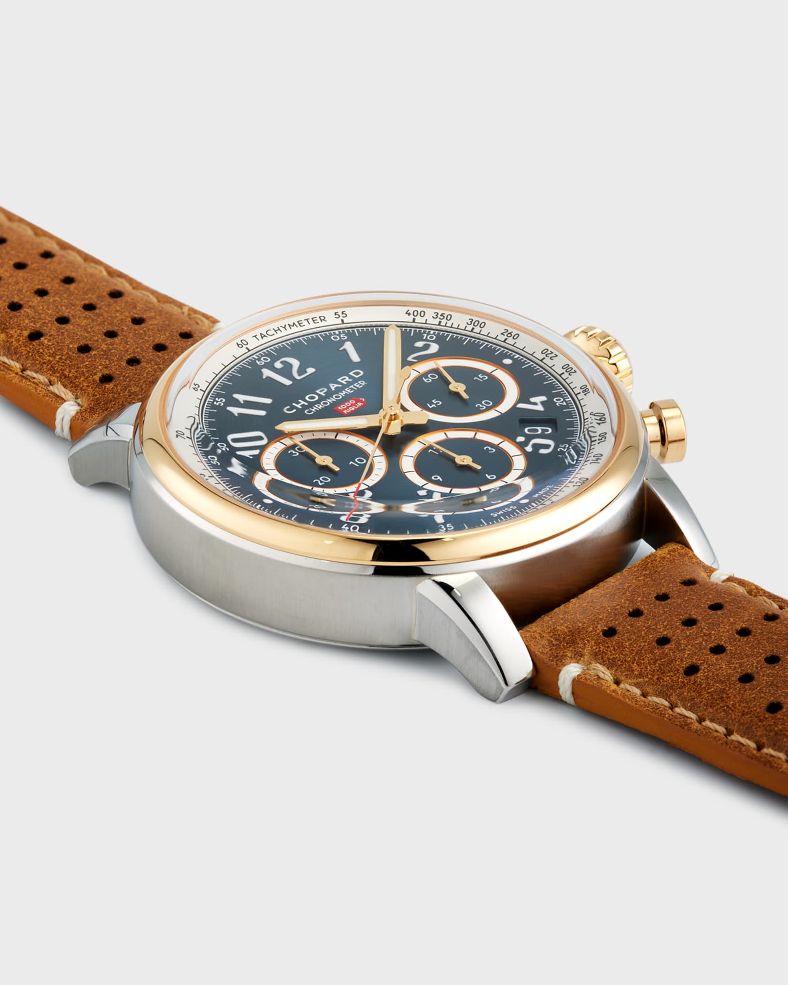 Chopard Mille Miglia 40mm Classic Chronograph Blue Dial Watch | Neiman ...