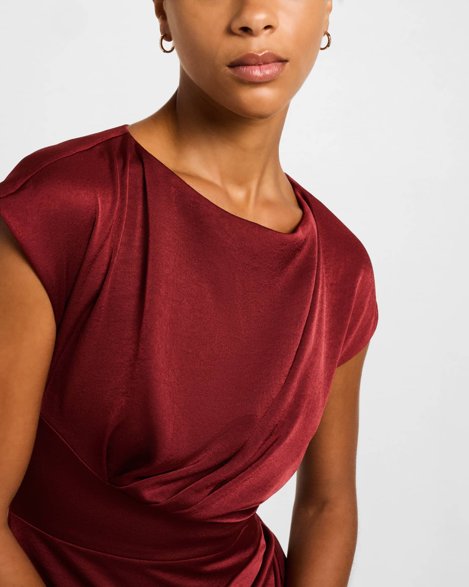 Chopard 18K Rose Gold Ice Cube Mini Hoop Earrings | Neiman Marcus