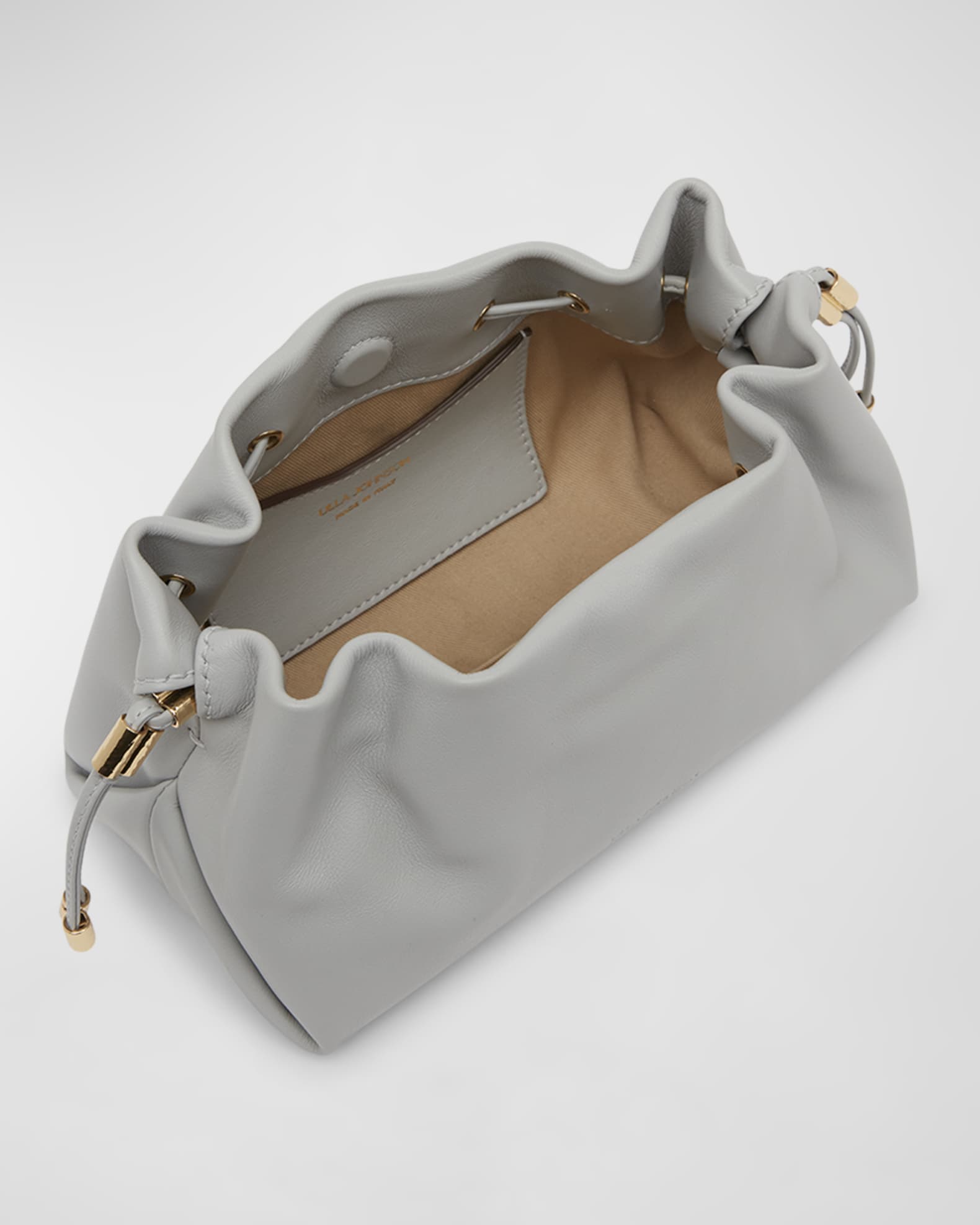 Ulla Johnson Remy Mini Leather Clutch Bag | Neiman Marcus