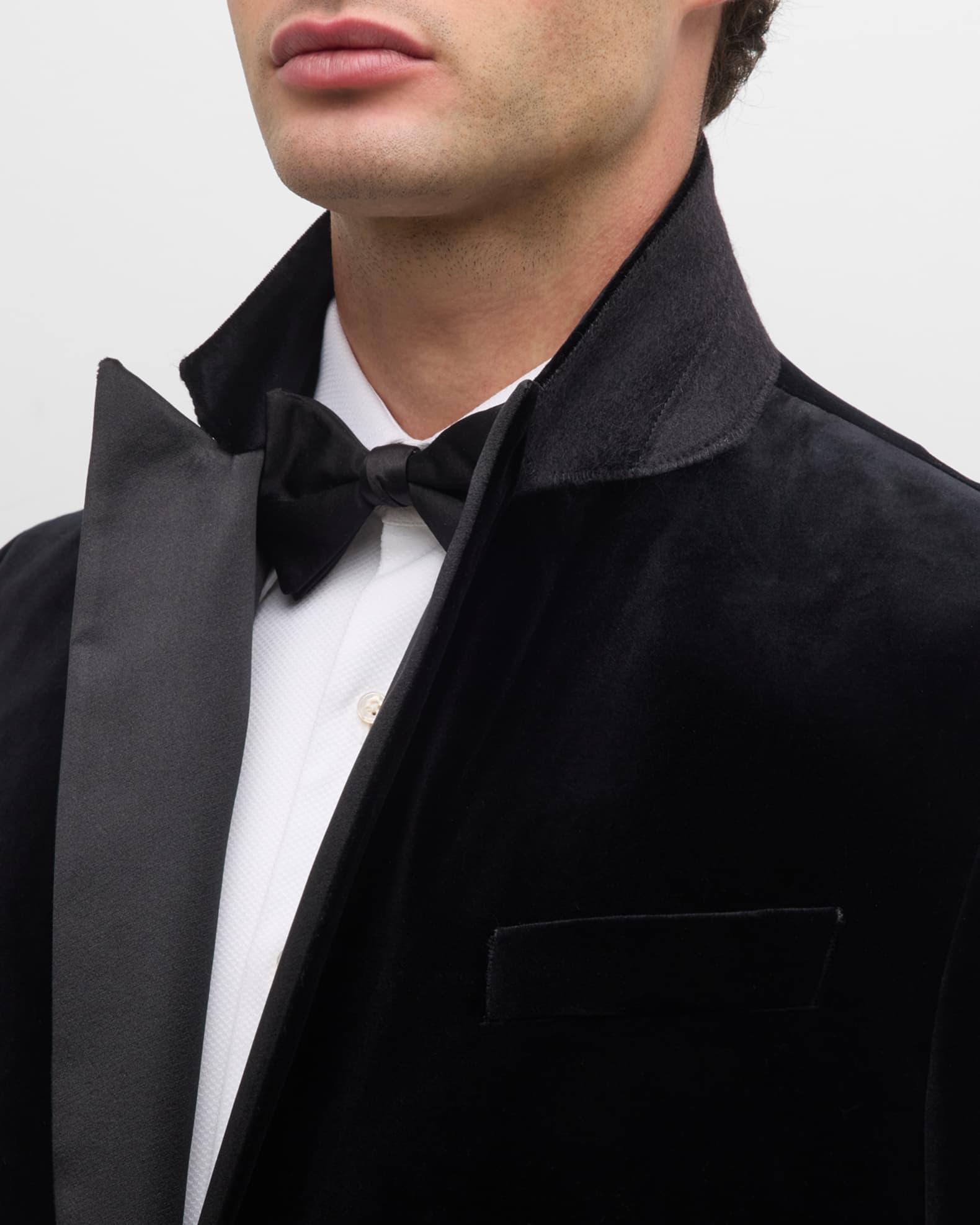BOSS Men's Velvet Peak-Lapel Dinner Jacket | Neiman Marcus