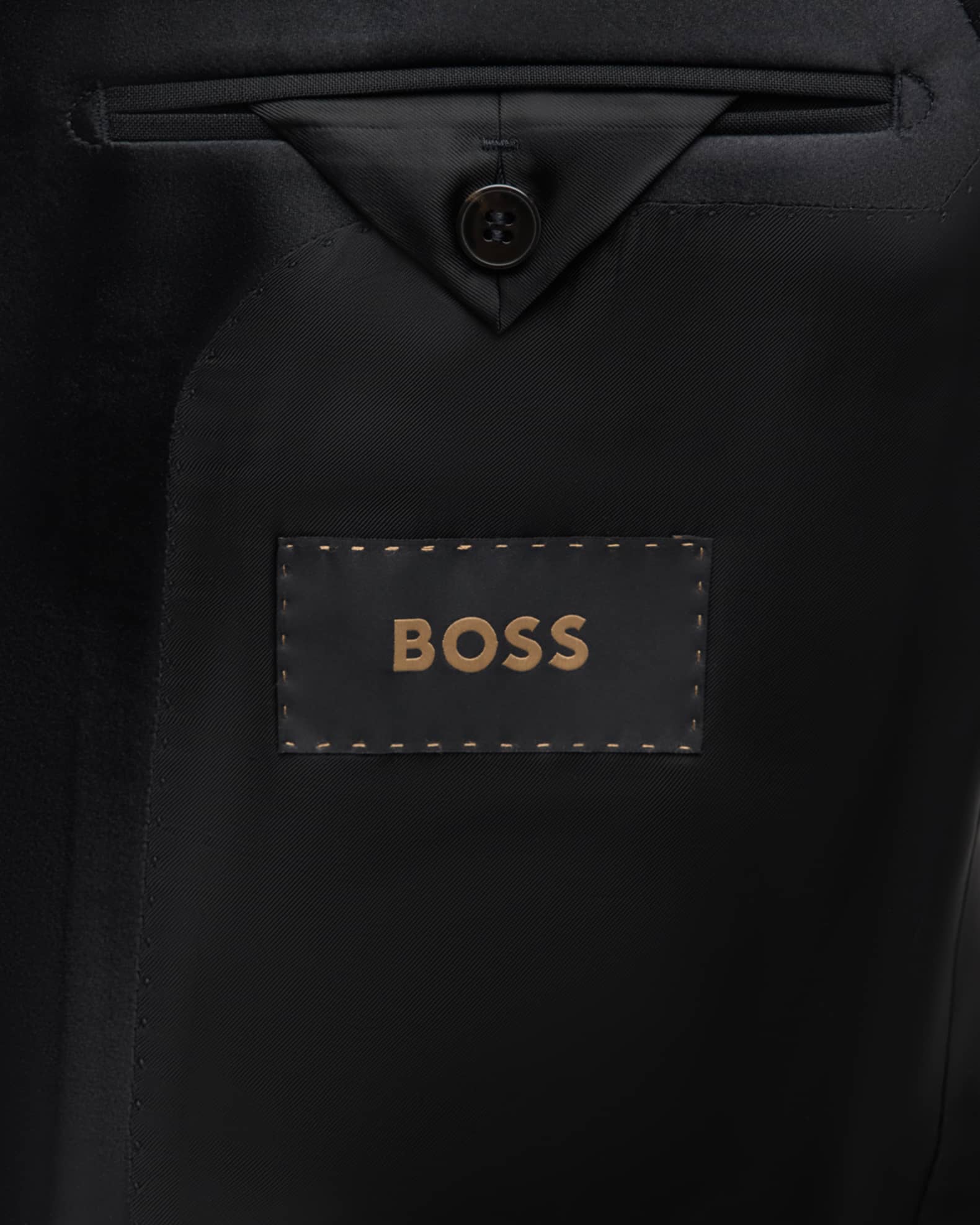 BOSS Camel Men's Wool-Mohair Shawl Tuxedo | Neiman Marcus