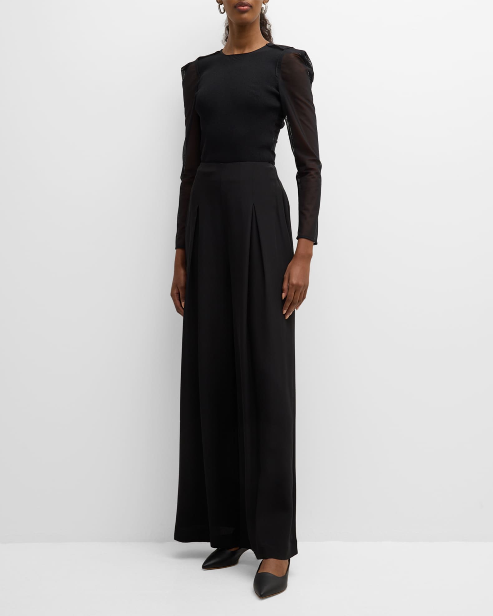 Co Extra Wide-Leg Pants | Neiman Marcus