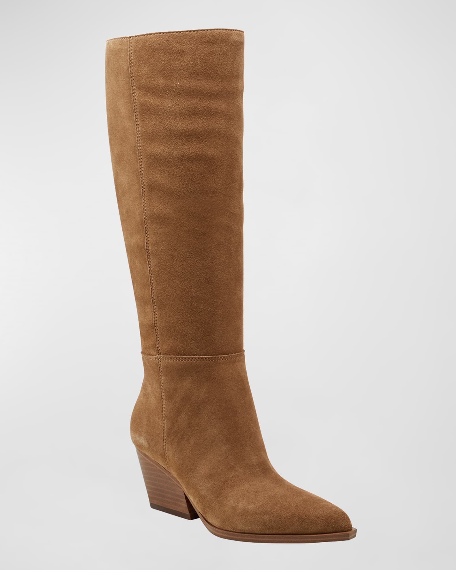 Marc Fisher LTD Challi Tall Suede Boots | Neiman Marcus