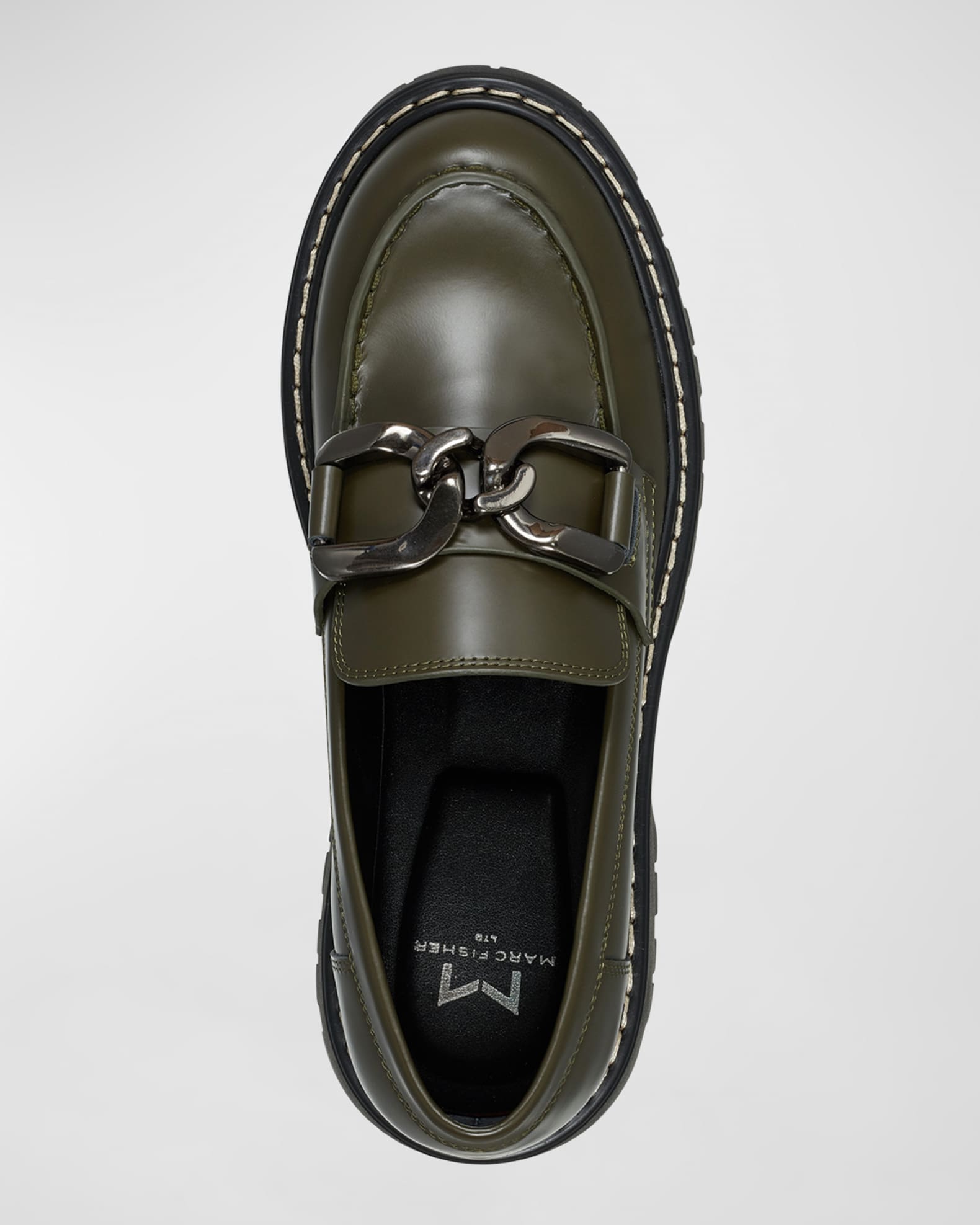 Marc Fisher LTD Trisca Chain Casual Loafers | Neiman Marcus