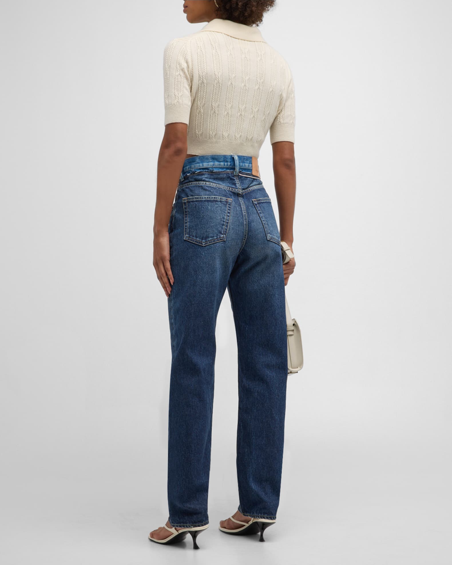 MOUSSY VINTAGE MV Boulder Wide Straight Jeans | Neiman Marcus