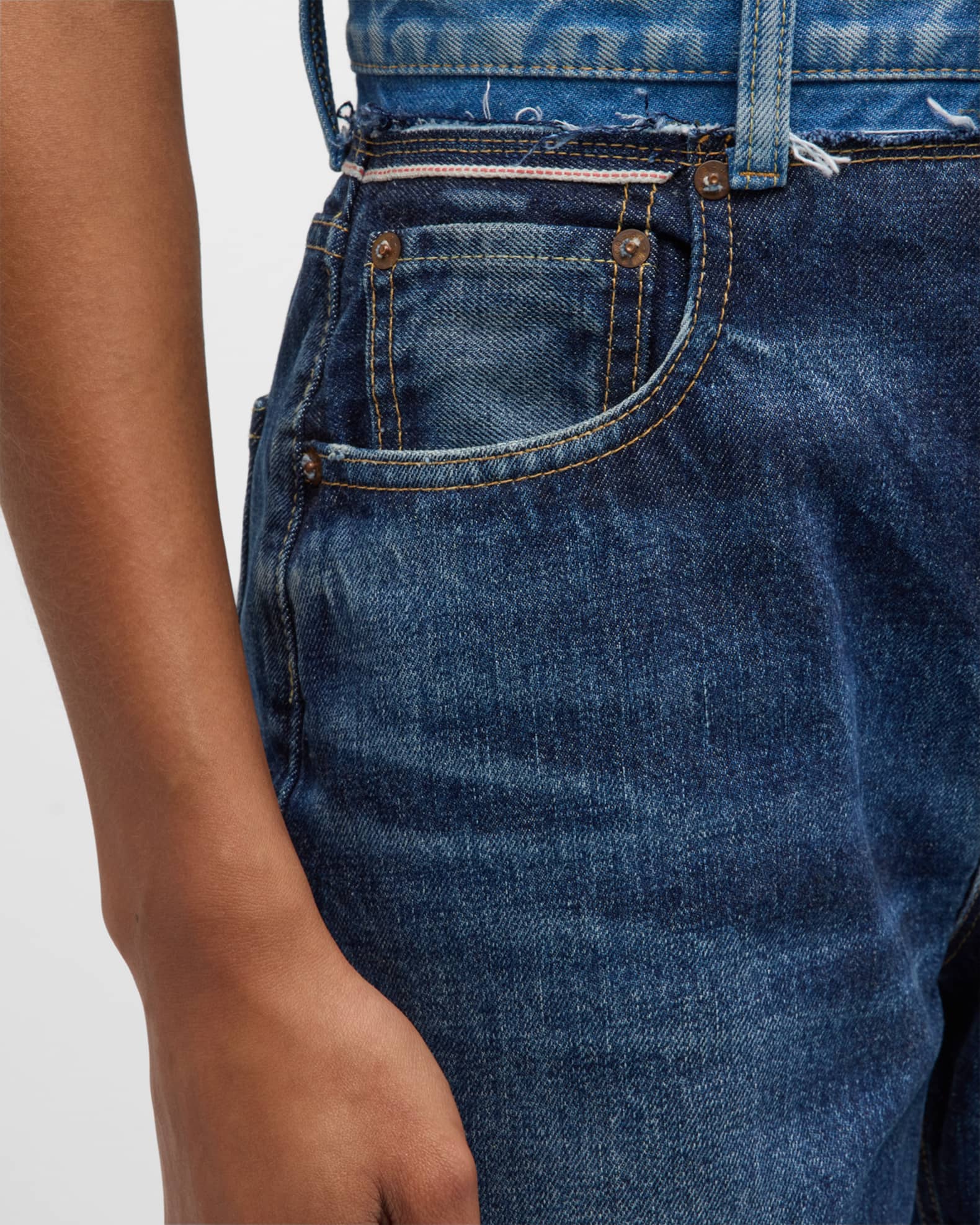 MOUSSY VINTAGE MV Boulder Wide Straight Jeans | Neiman Marcus