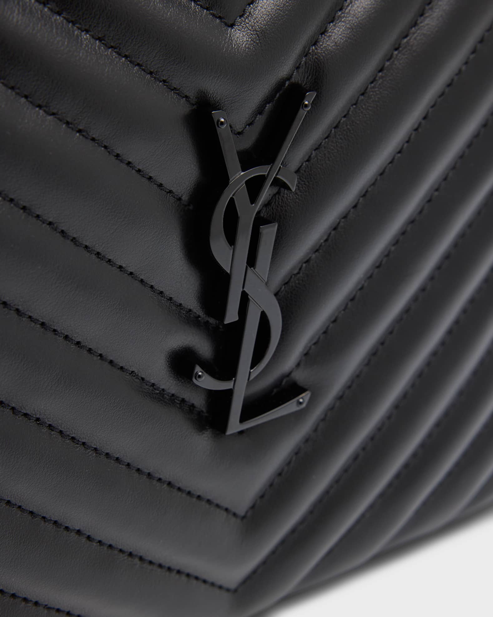 Saint Laurent Lou Medium YSL Camera Bag with Pocket in Quilted Leather ...