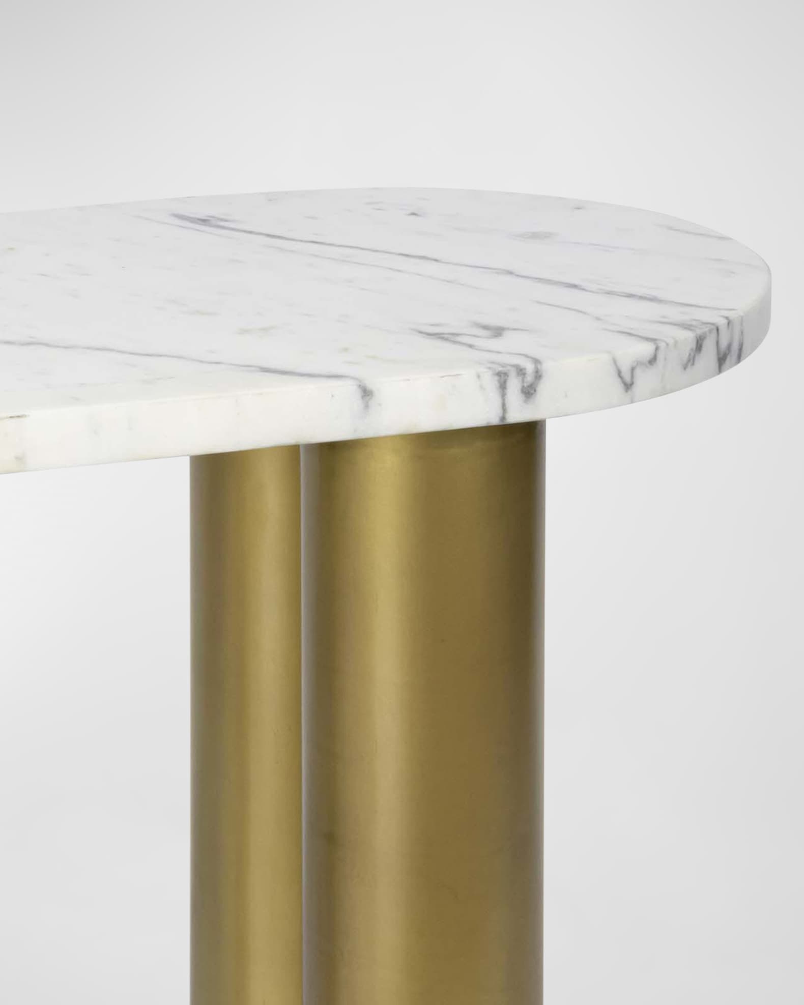 Regina Andrew Gabrielle Marble End Table | Neiman Marcus