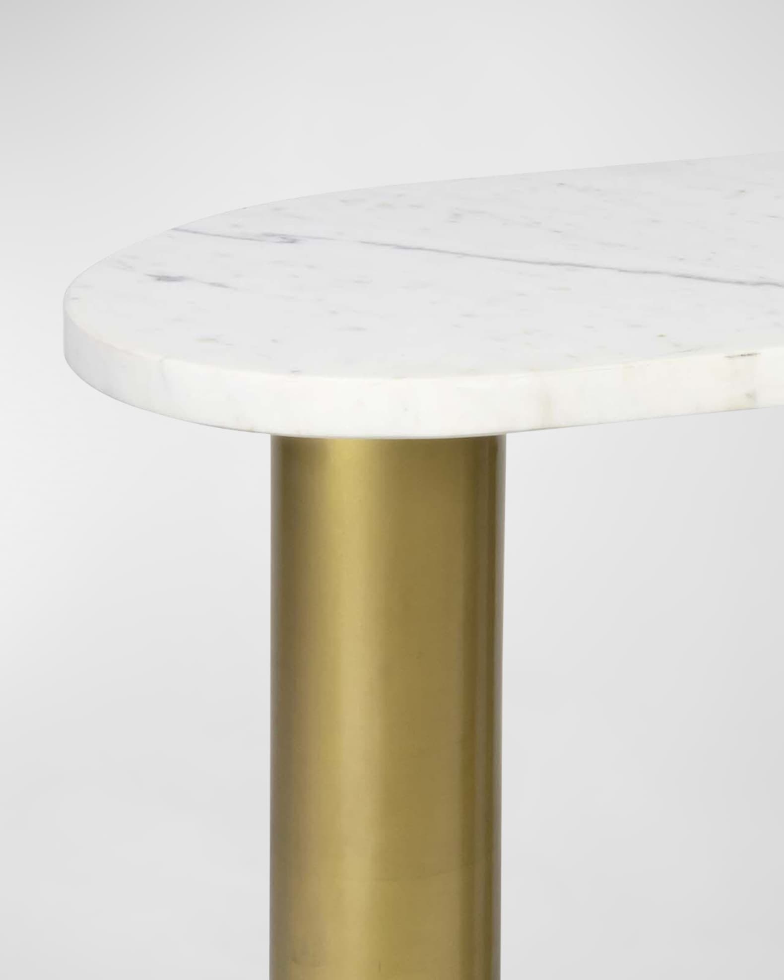 Regina Andrew Gabrielle Marble End Table | Neiman Marcus