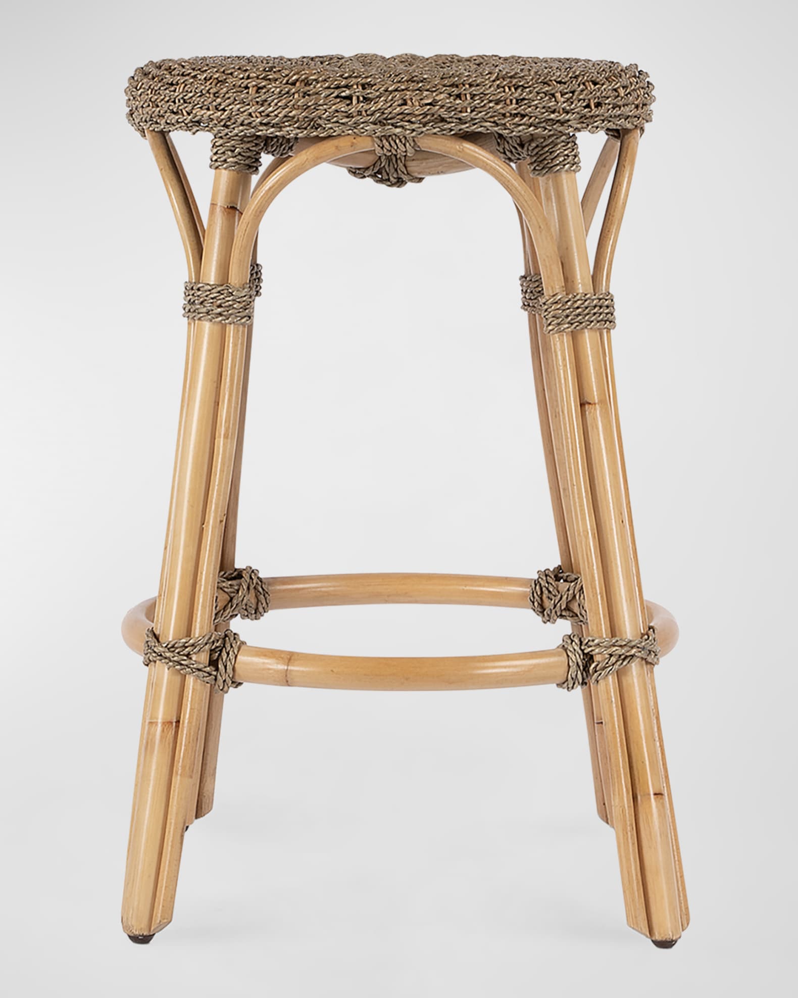 Butler Specialty Co Tanner Rattan Counter Stool, 24" | Neiman Marcus