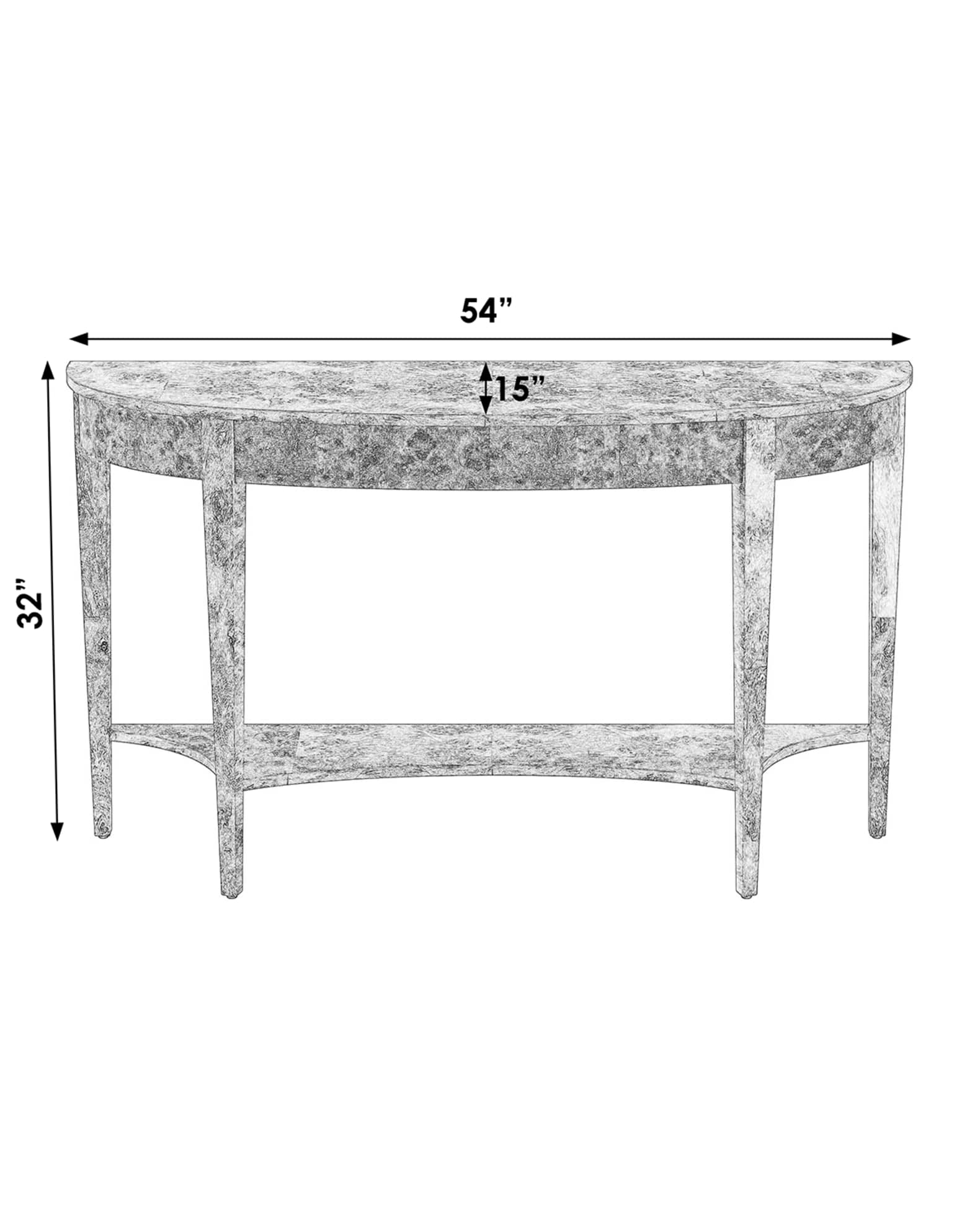 Butler Specialty Co Acacia Burlwood Console Table | Neiman Marcus