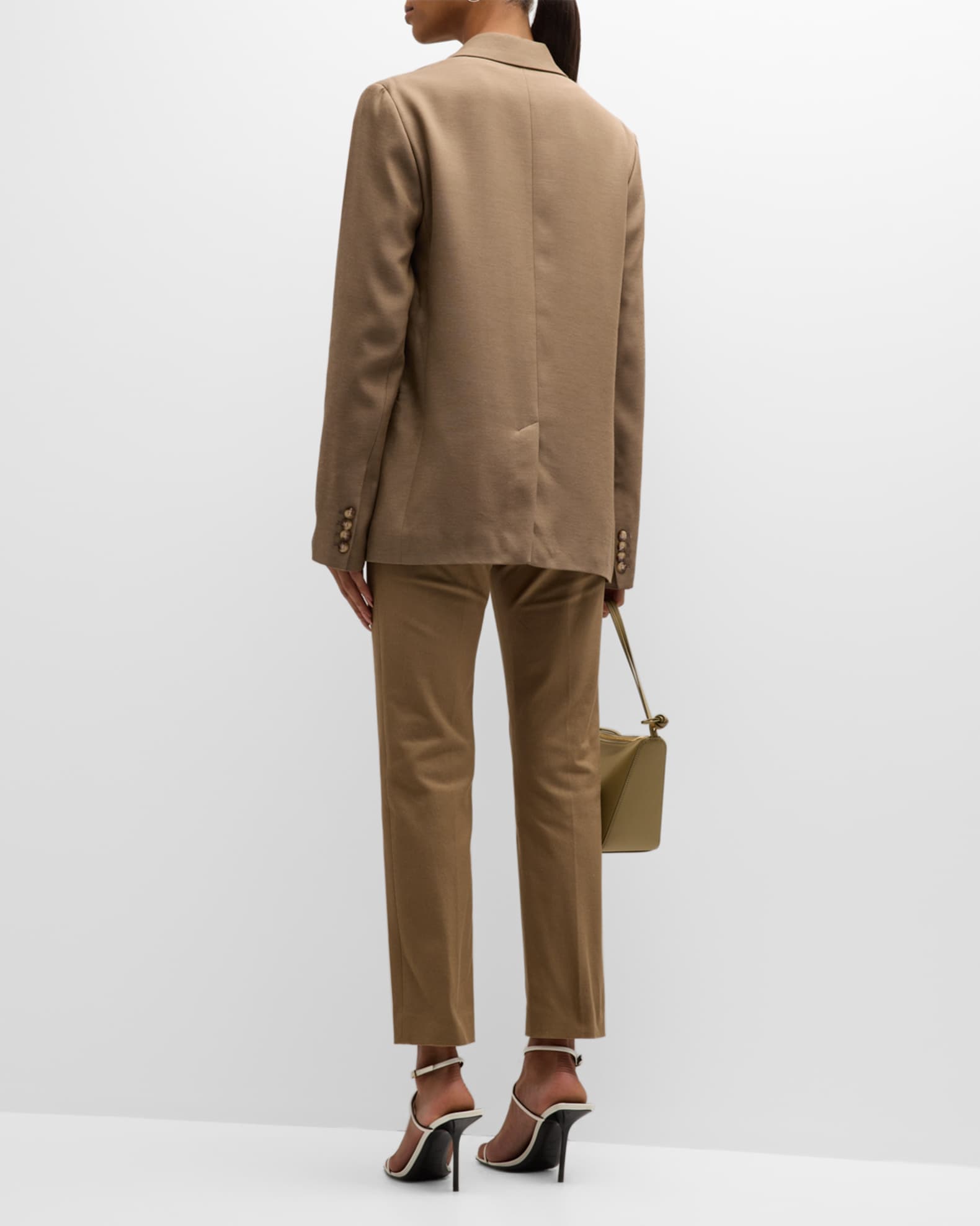 Joseph Jaden Double-Breast Twill Jacket | Neiman Marcus