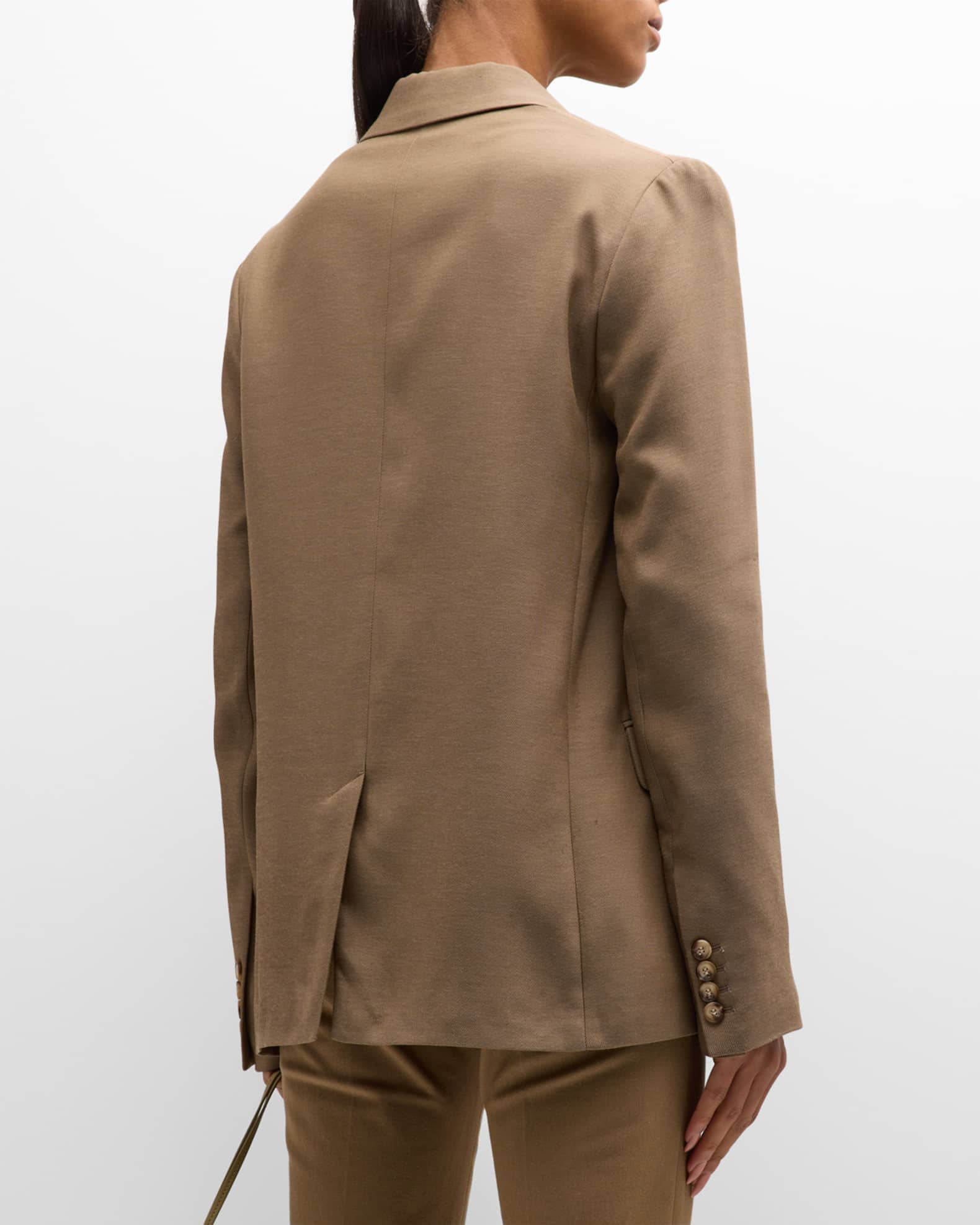 Joseph Jaden Double-Breast Twill Jacket | Neiman Marcus