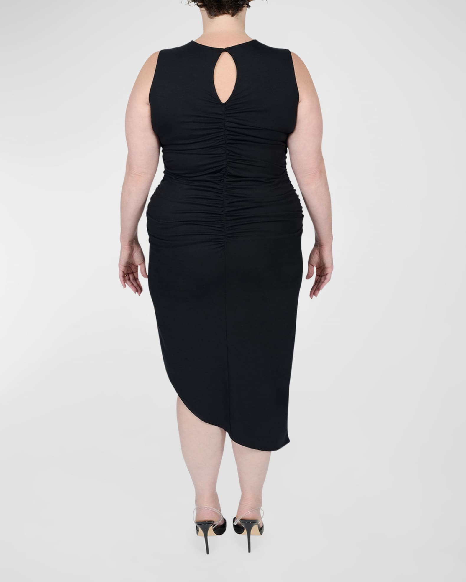 Mayes Nyc Plus Size Sarah Cutout High Low Midi Dress Neiman Marcus