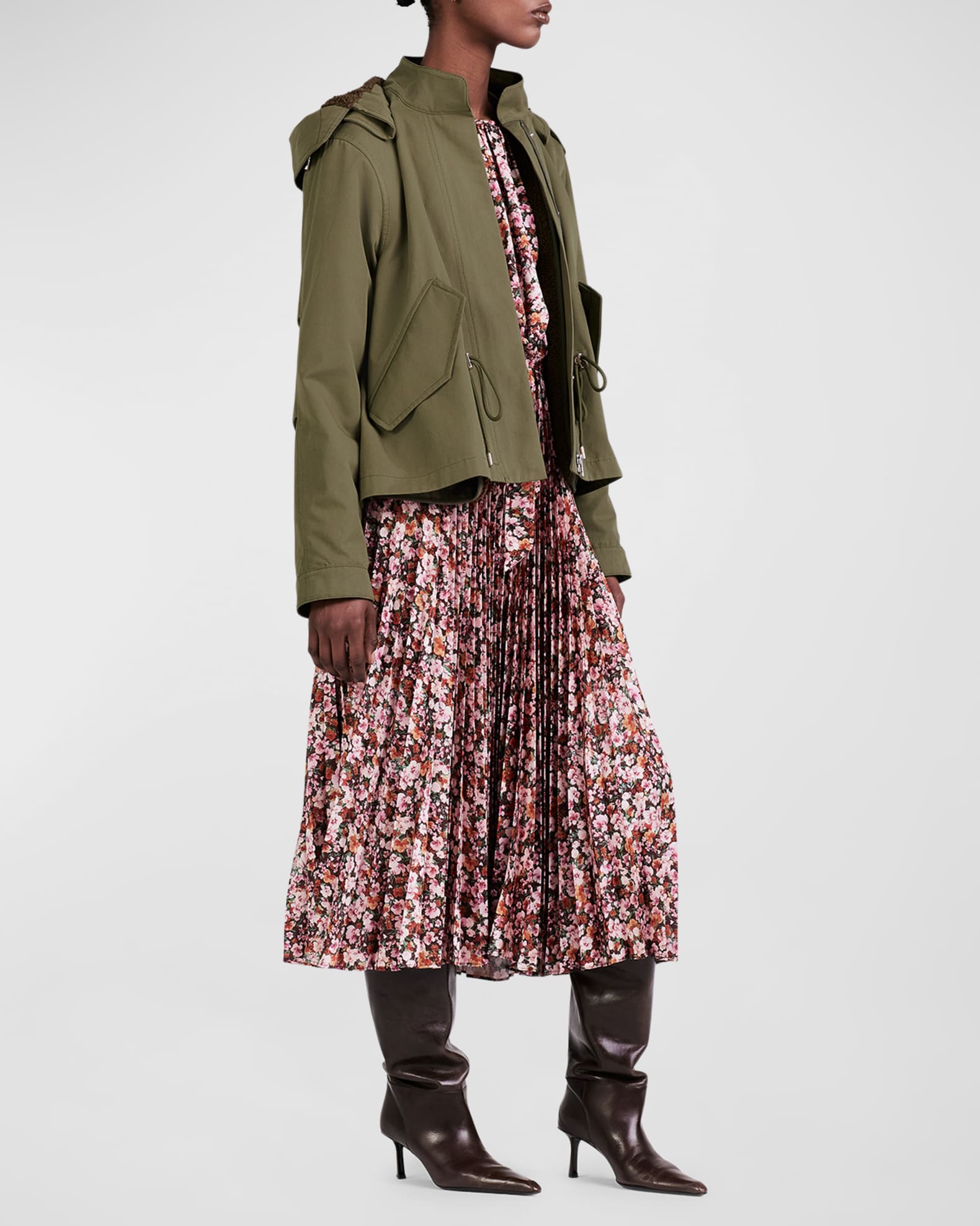 Derek Lam 10 Crosby Marisa Hooded Parka Coat | Neiman Marcus