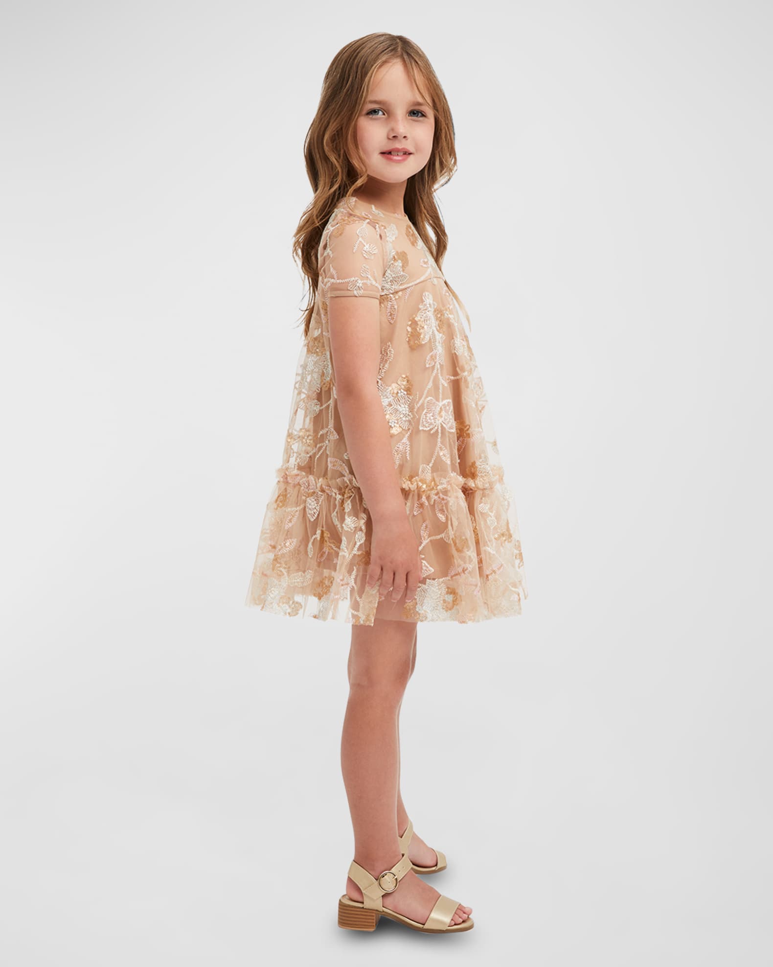 Bardot Junior Girl's Emarie Embroidered Floral-Print Dress, Size 4-12 ...