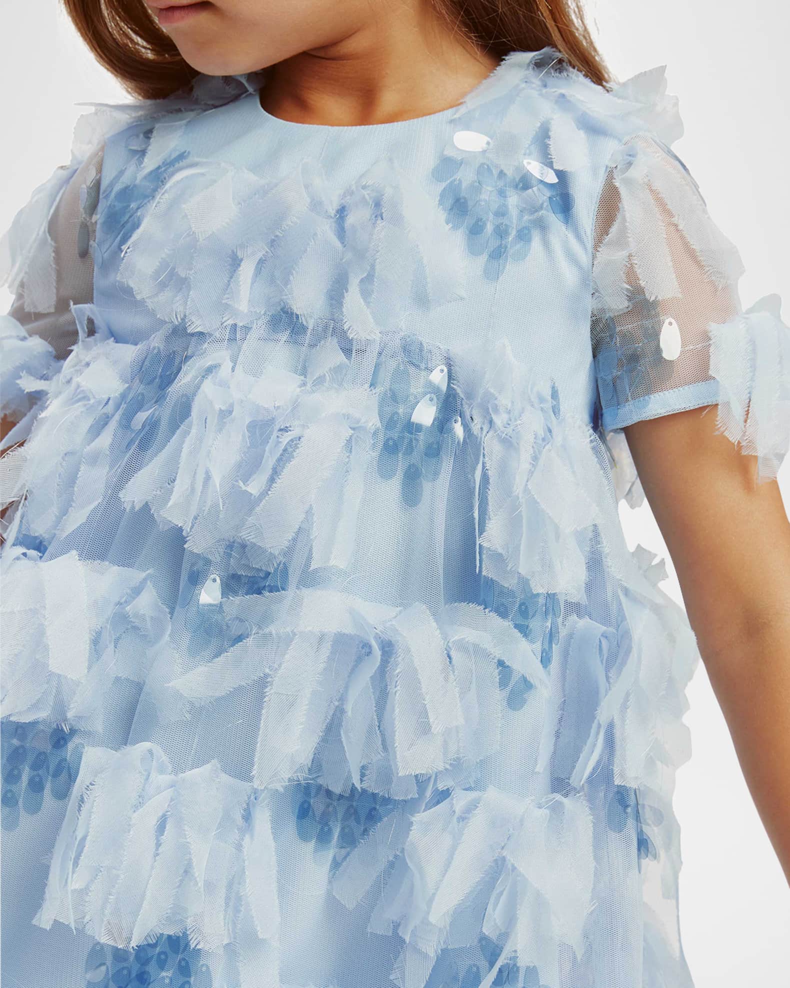 Bardot Junior Girl's Mallory 3D Tiered Dress, Size 4-12 | Neiman Marcus