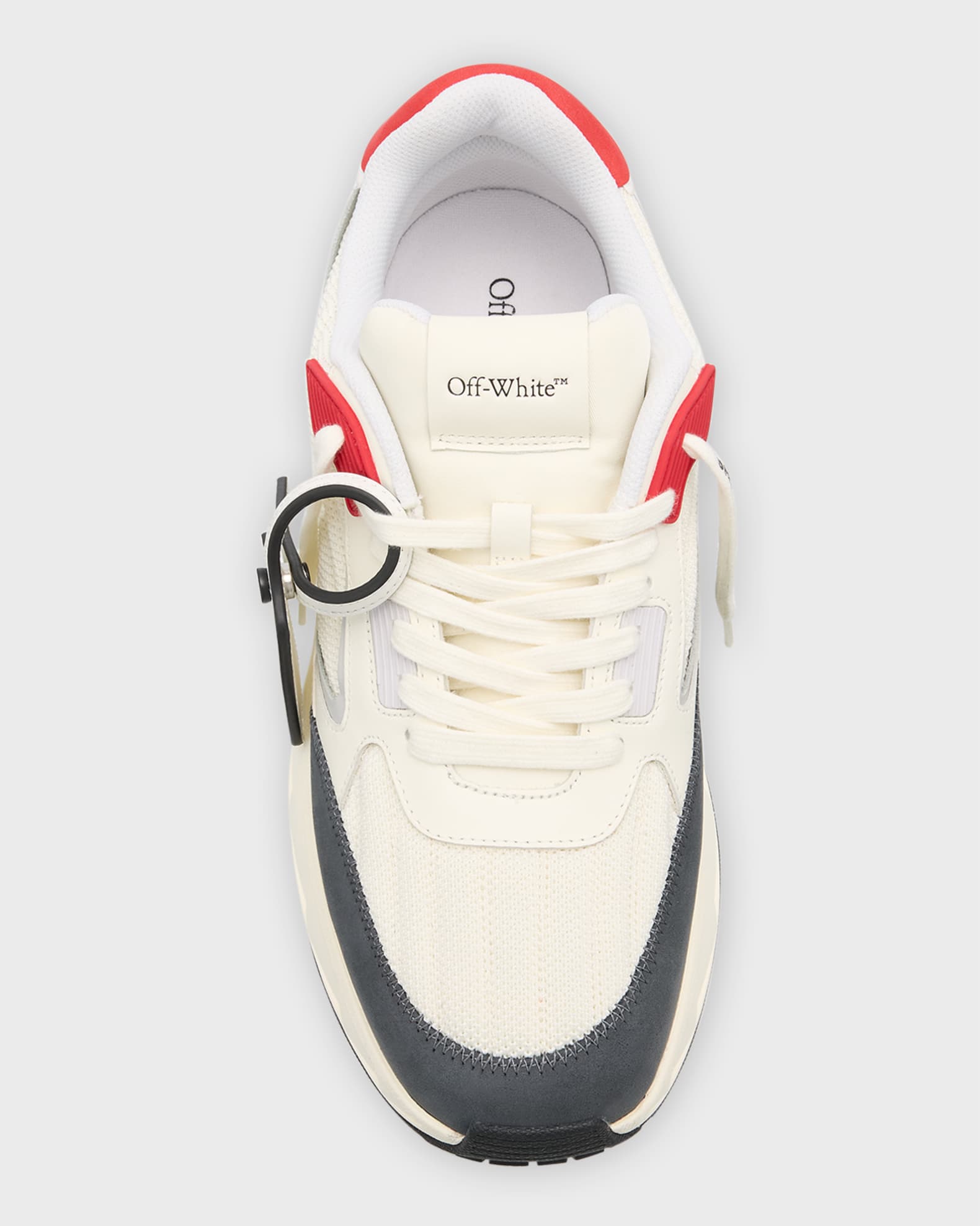 Off-White Men's Kick Off Mesh Running Sneakers | Neiman Marcus